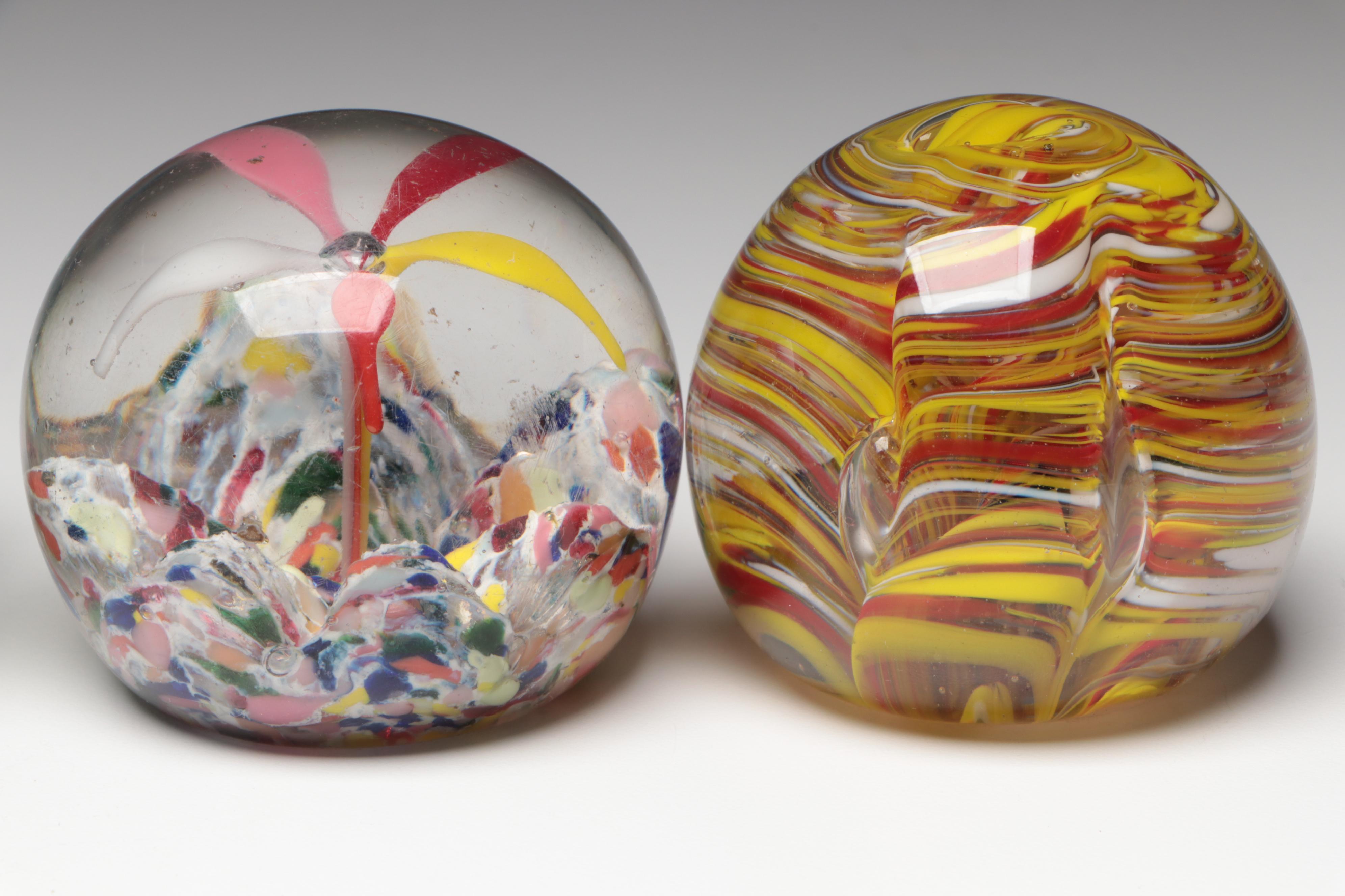 Handmade Art Glass Paperweights | EBTH