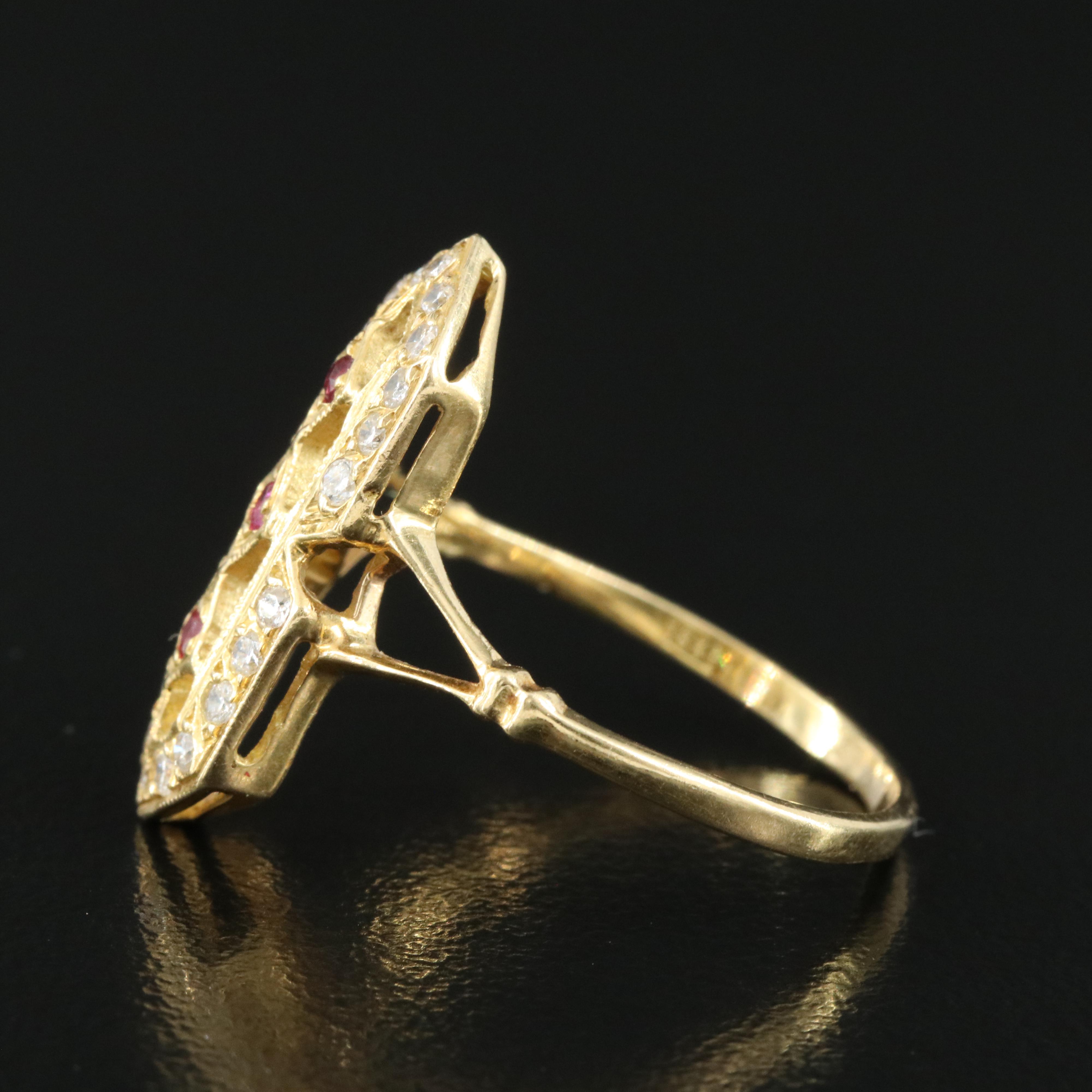 18K Ruby and Diamond Ring | EBTH