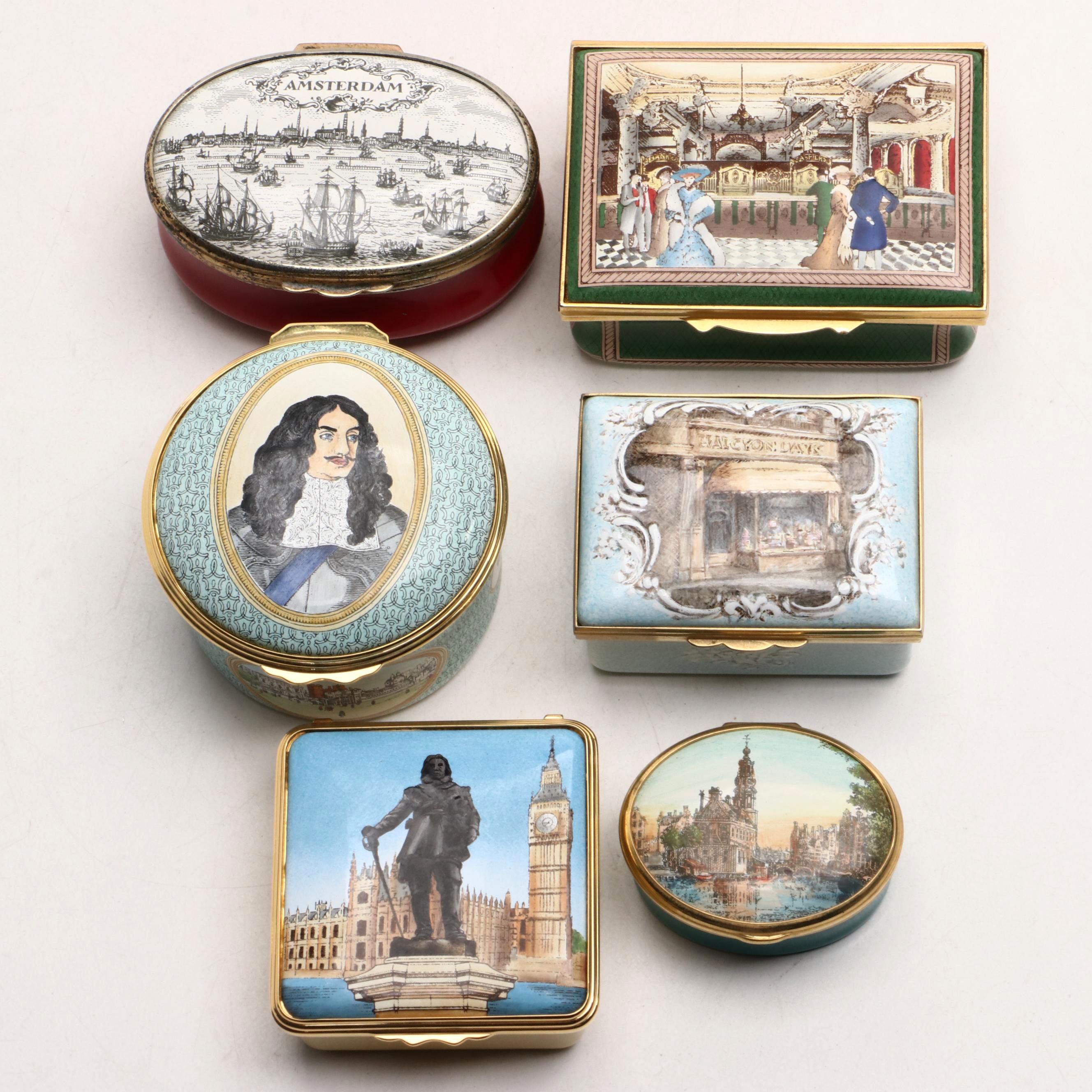 Halcyon Days and Harrod's Enamel Boxes | EBTH