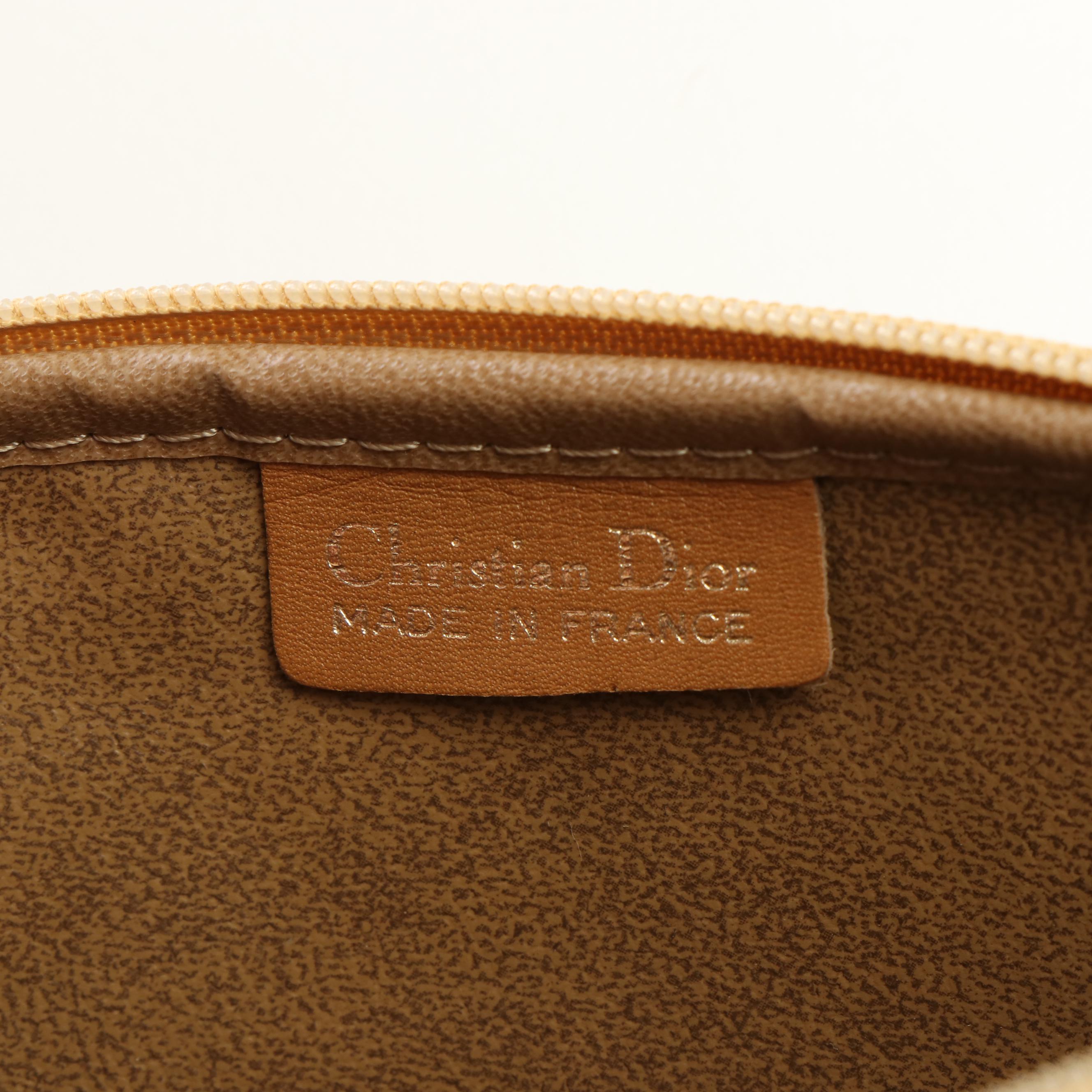 Christian Dior Coin Pouch in Beige leather | EBTH