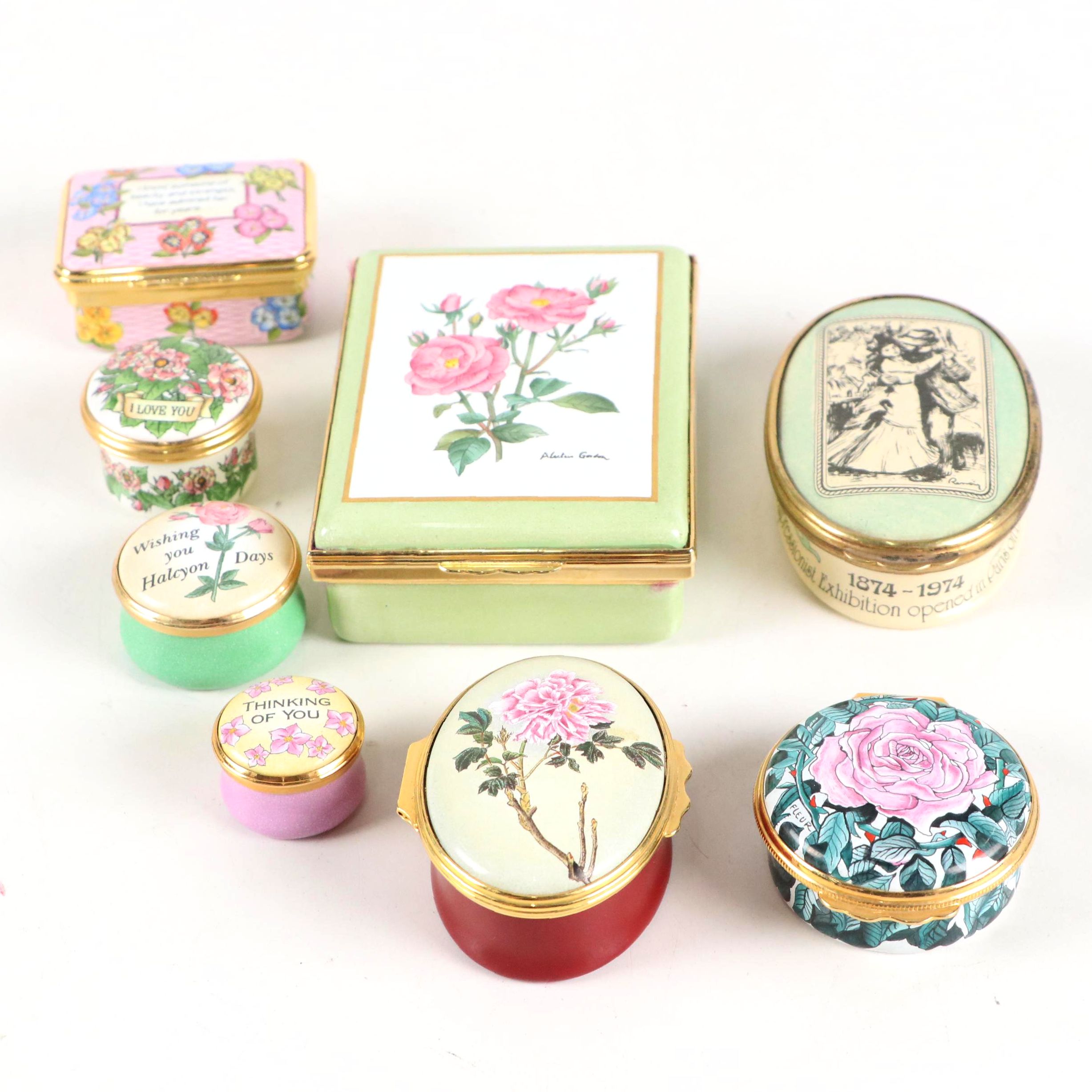 Halcyon Days English Enamel Boxes | EBTH