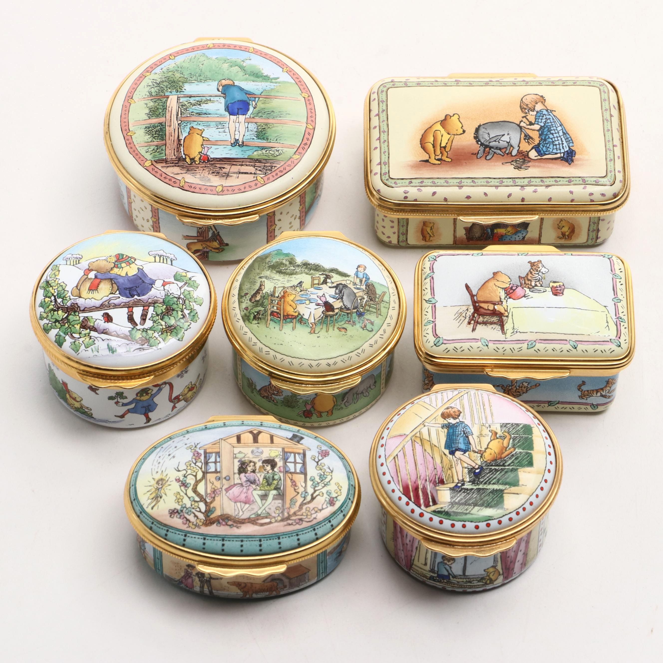 Halcyon Days "Winnie the Pooh," "Peter Pan" and More Enameled Boxes | EBTH
