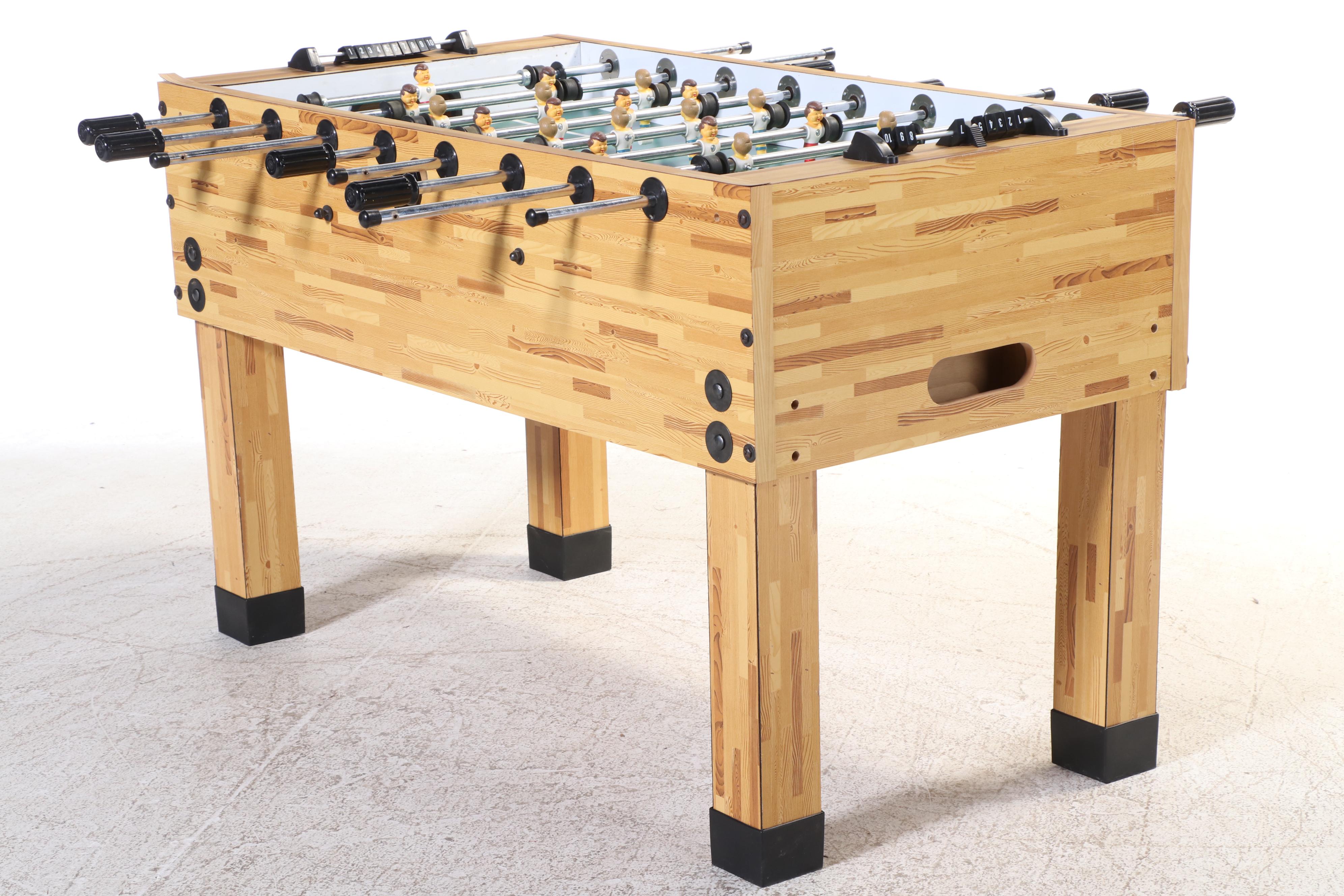 Pine-Grained Laminate Foosball Table | EBTH