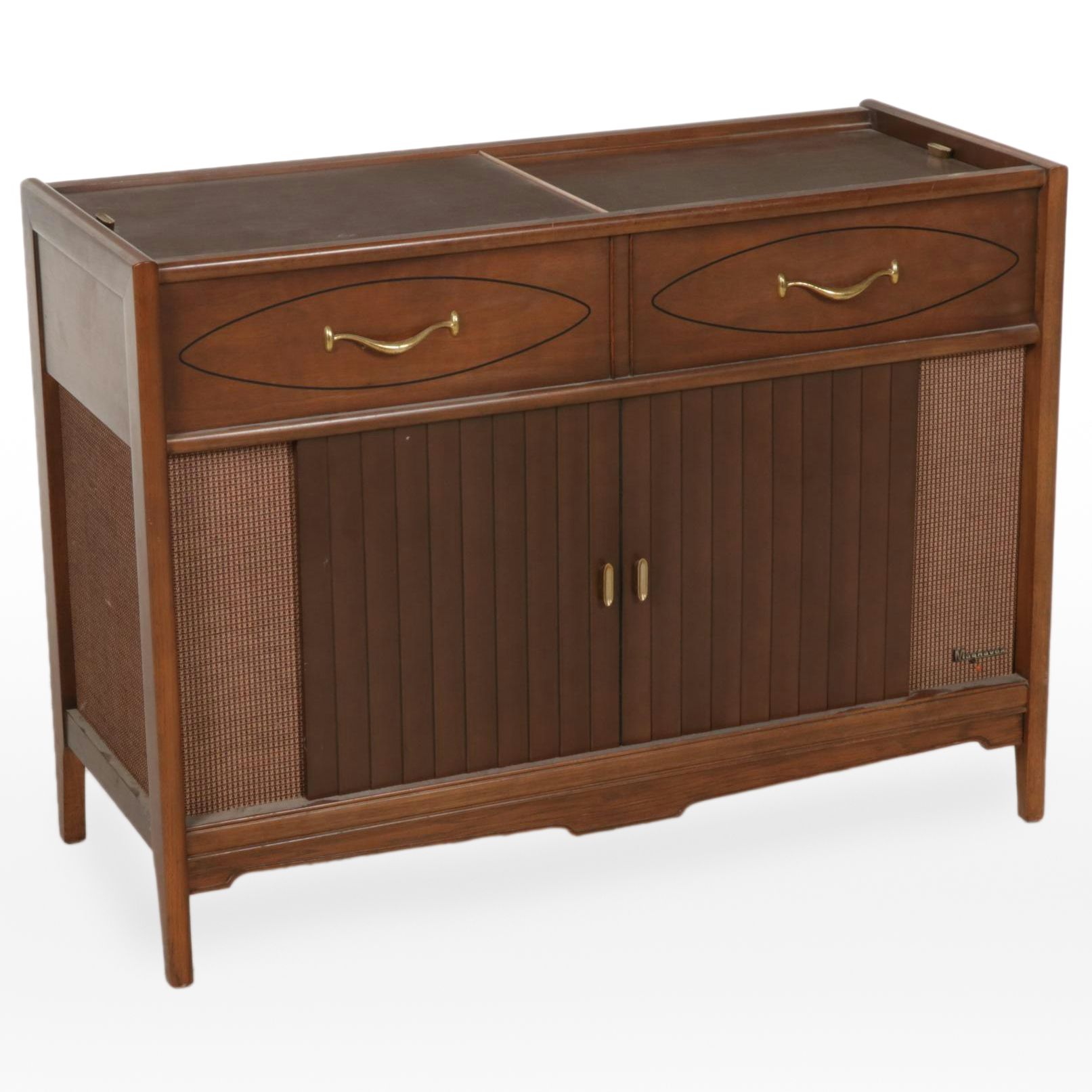Magnavox "Micromatic" Walnut-Stained Stereo Console Cabinet, Mid-20th ...