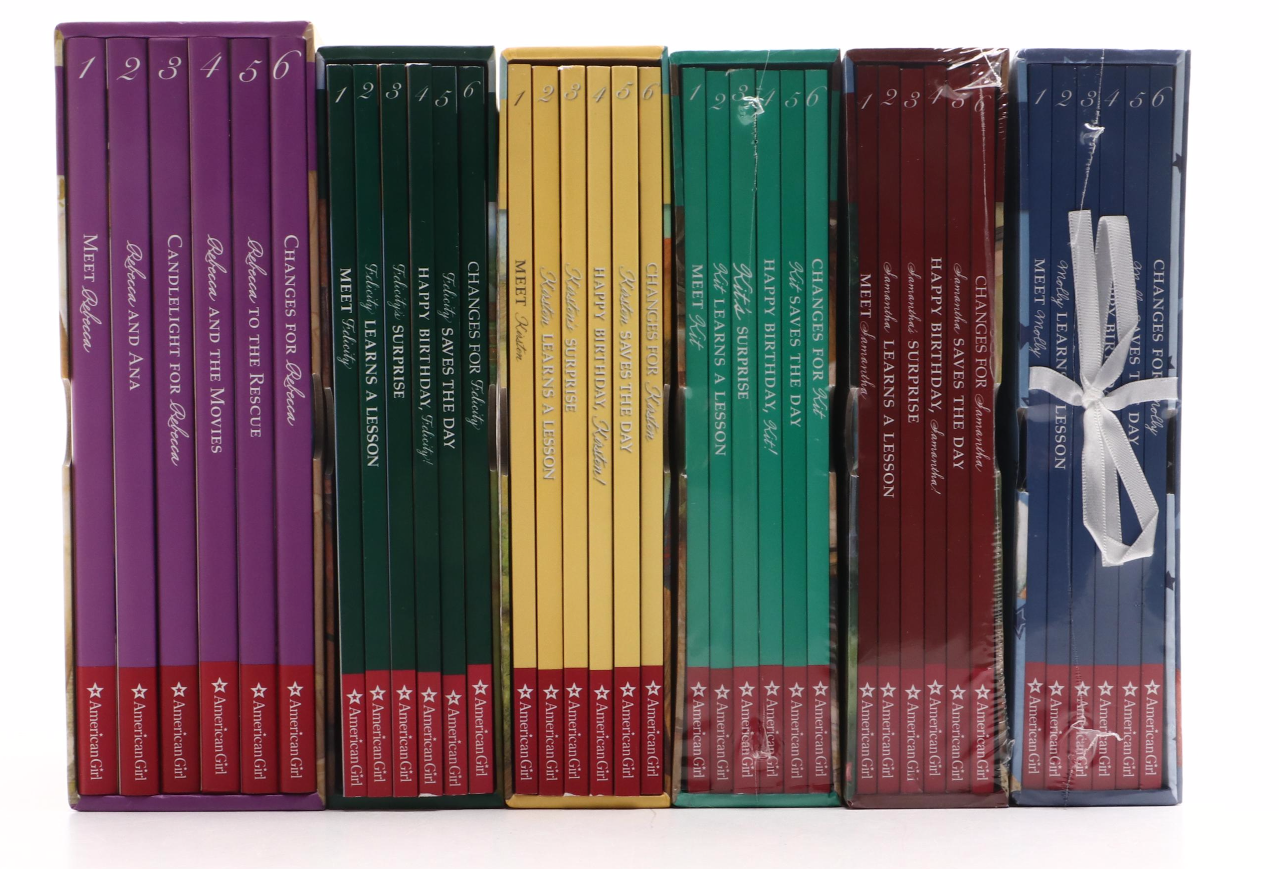 "American Girl" Book Box Sets Including Rebecca, Felicity, and Kirsten ...