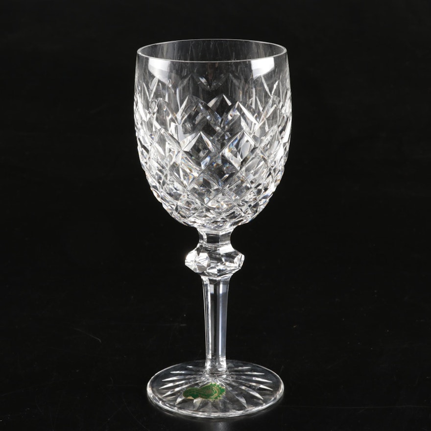 Waterford Powerscourt Crystal Water Goblets Set Of Six 1969 2017