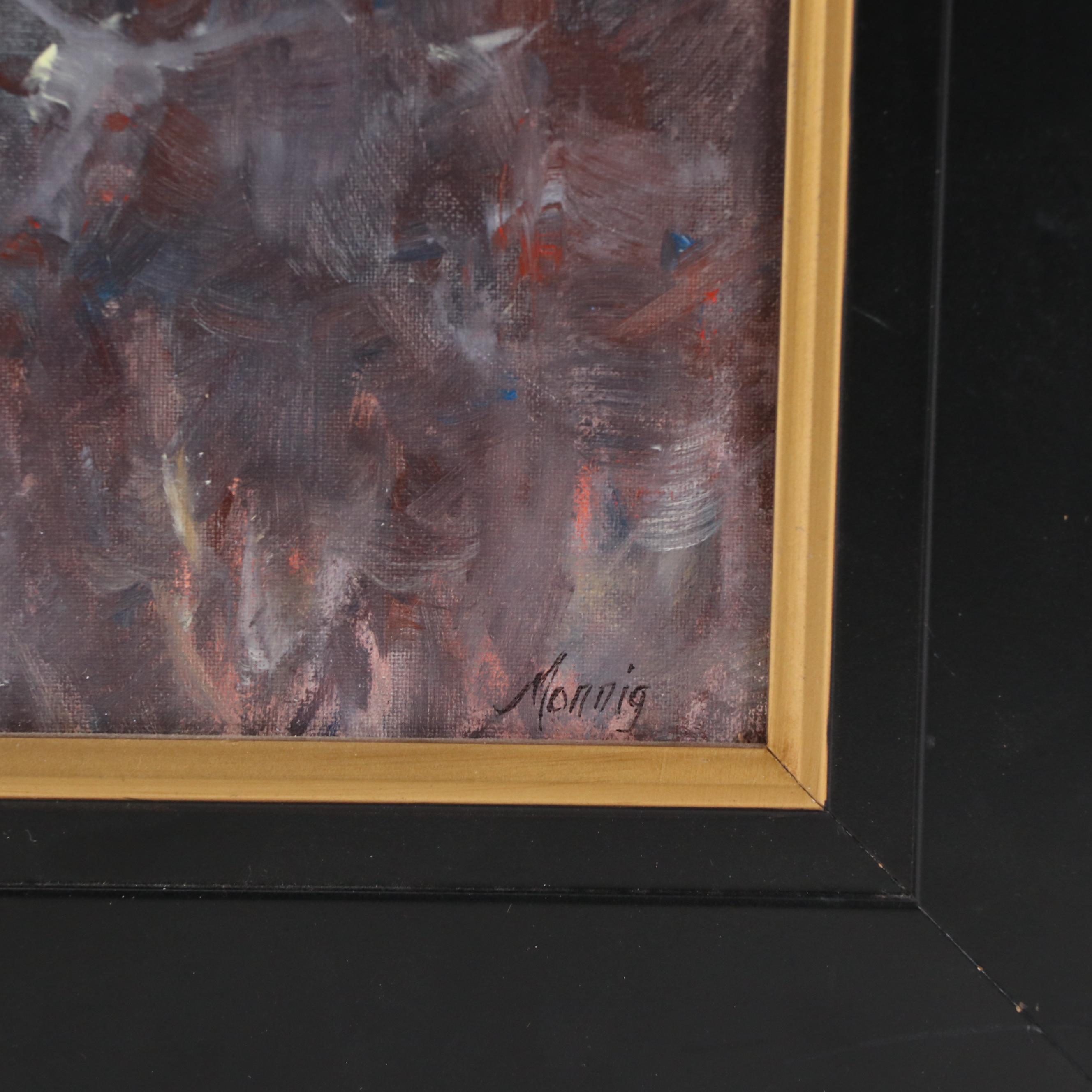 Monnig Western Genre Oil Painting, 21st Century | EBTH