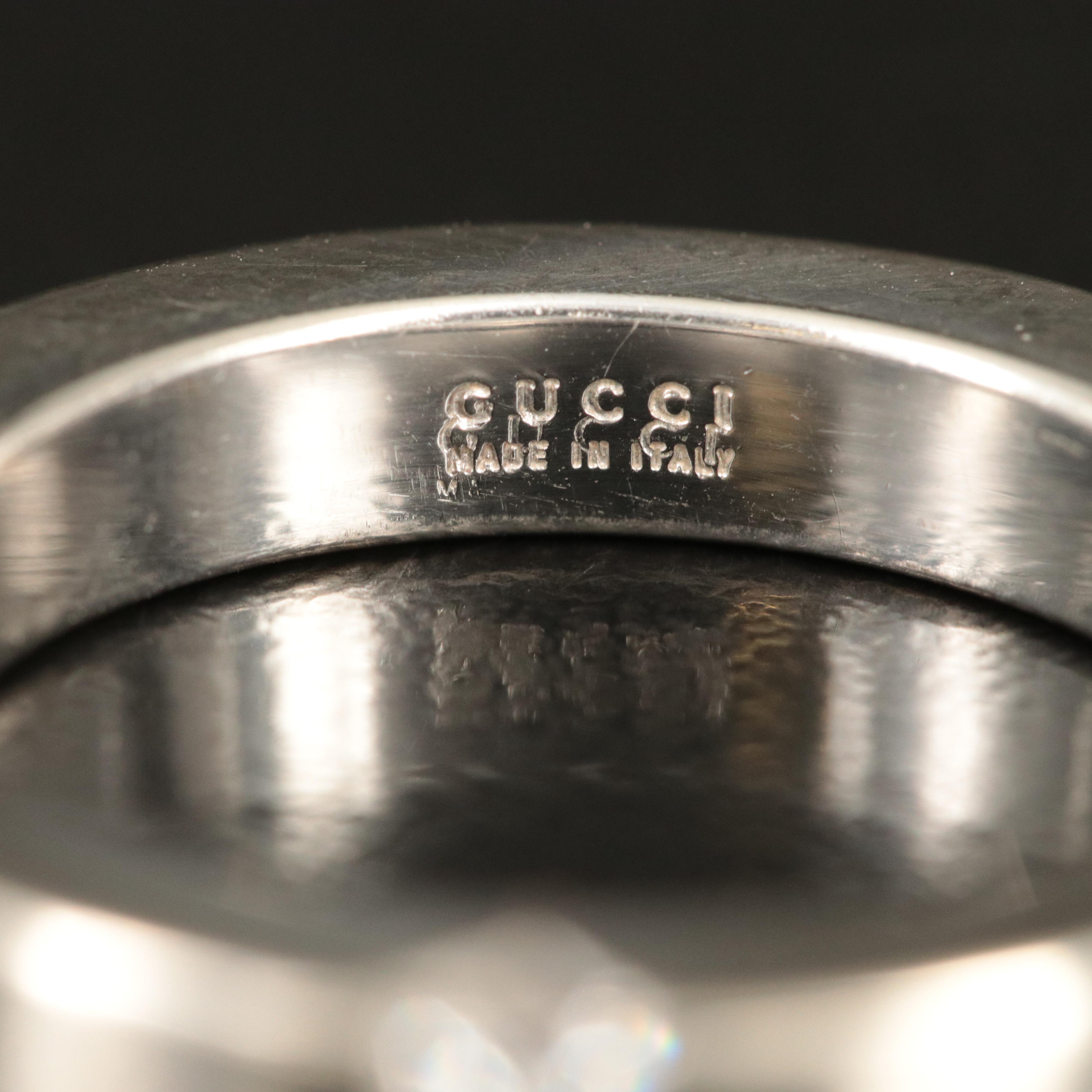 Gucci 18K Ring with 0.20 CT Diamond | EBTH