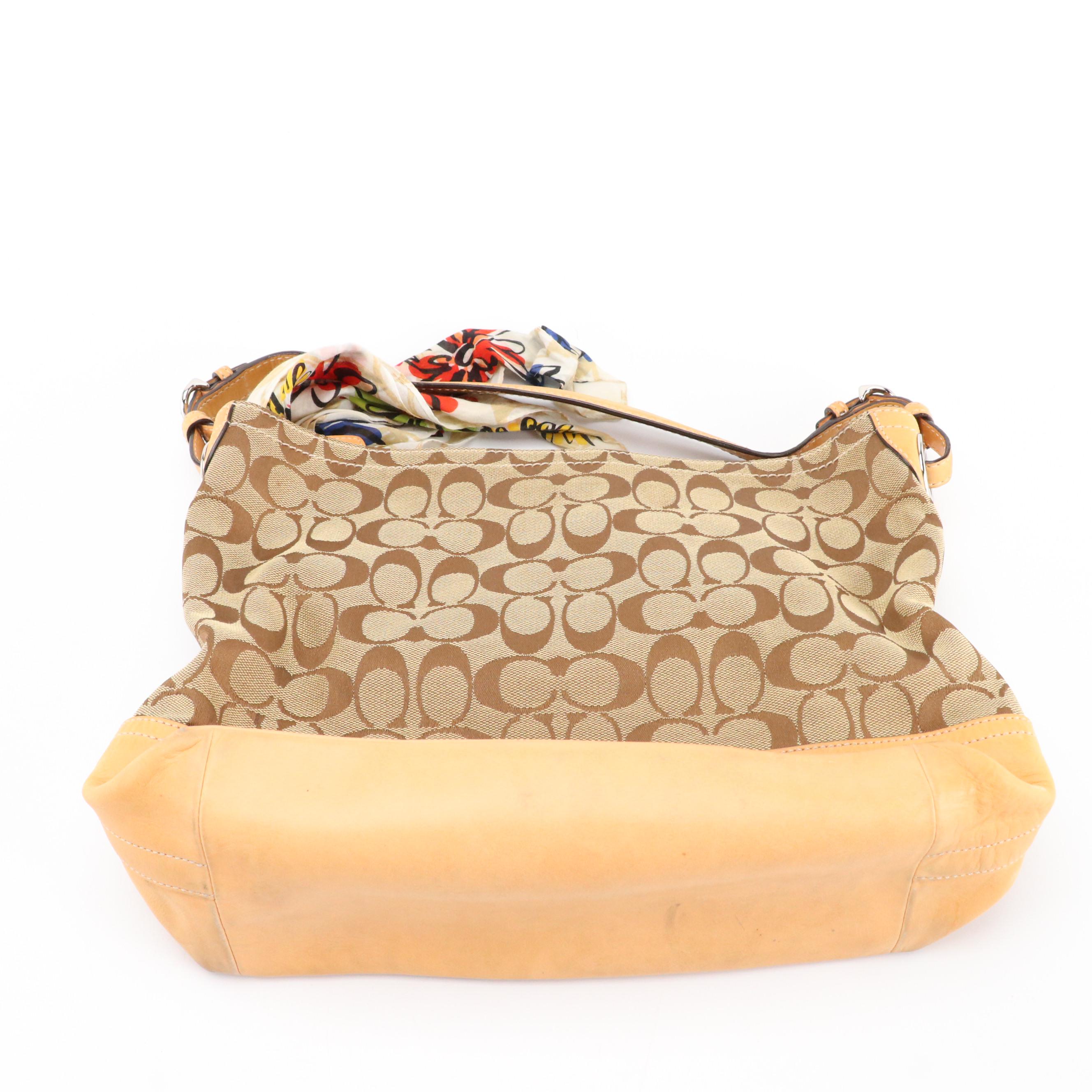 Coach Signature C Canvas Tri-Fold Wallet, Shoulder Bags & Signature ...