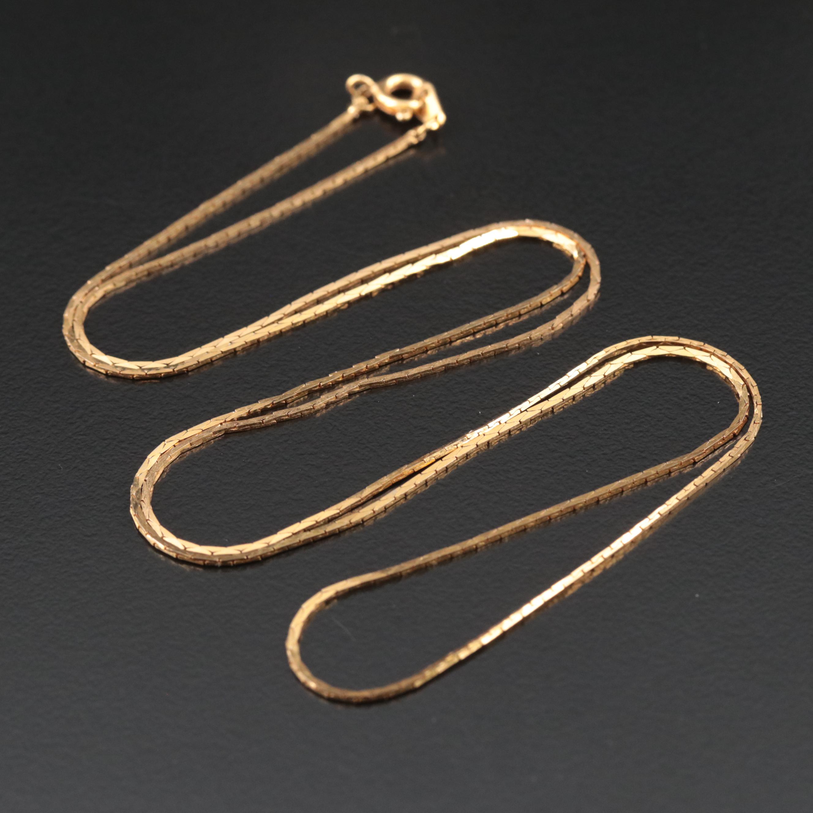 Cobra Link Chain Necklace | EBTH