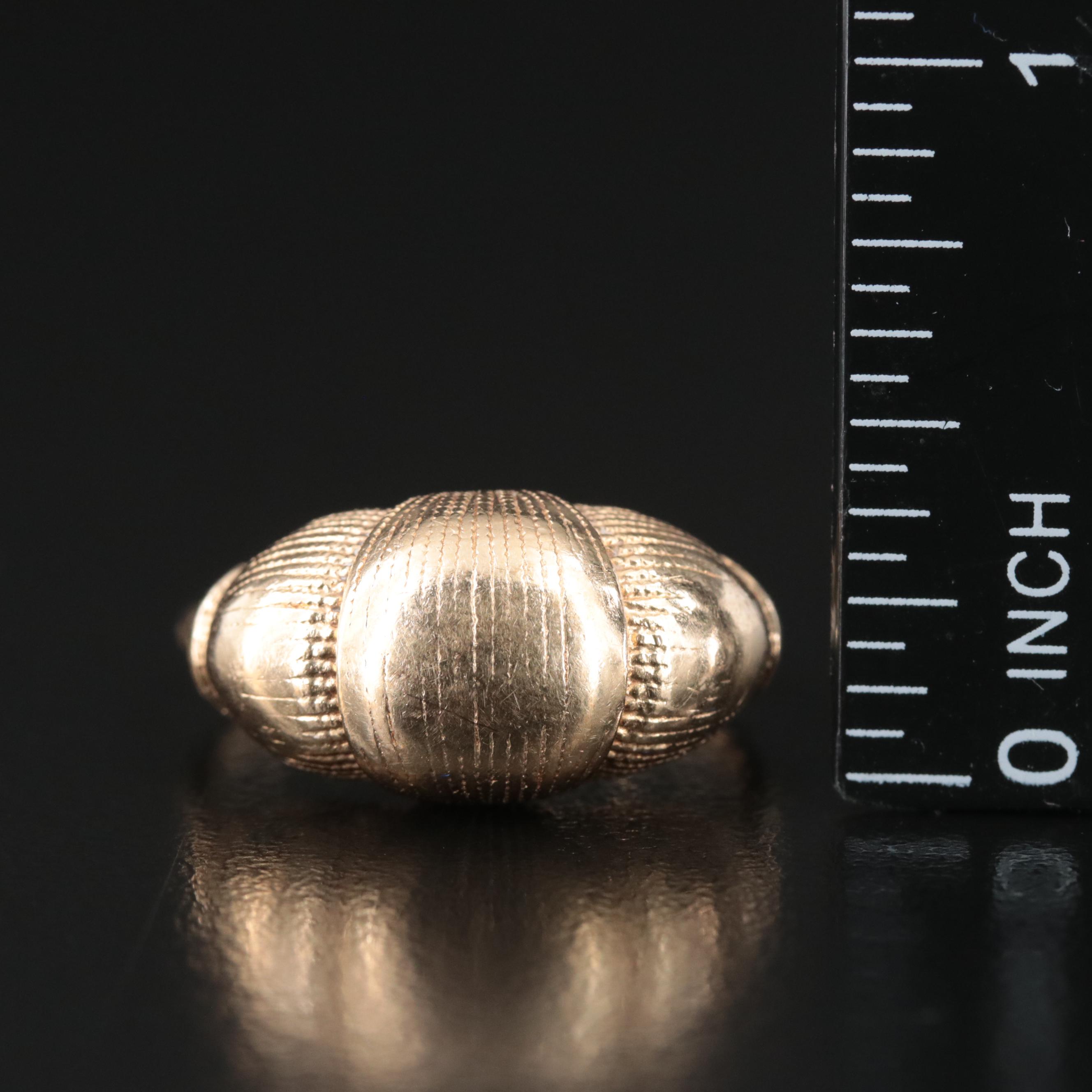 14K Domed Ring | EBTH