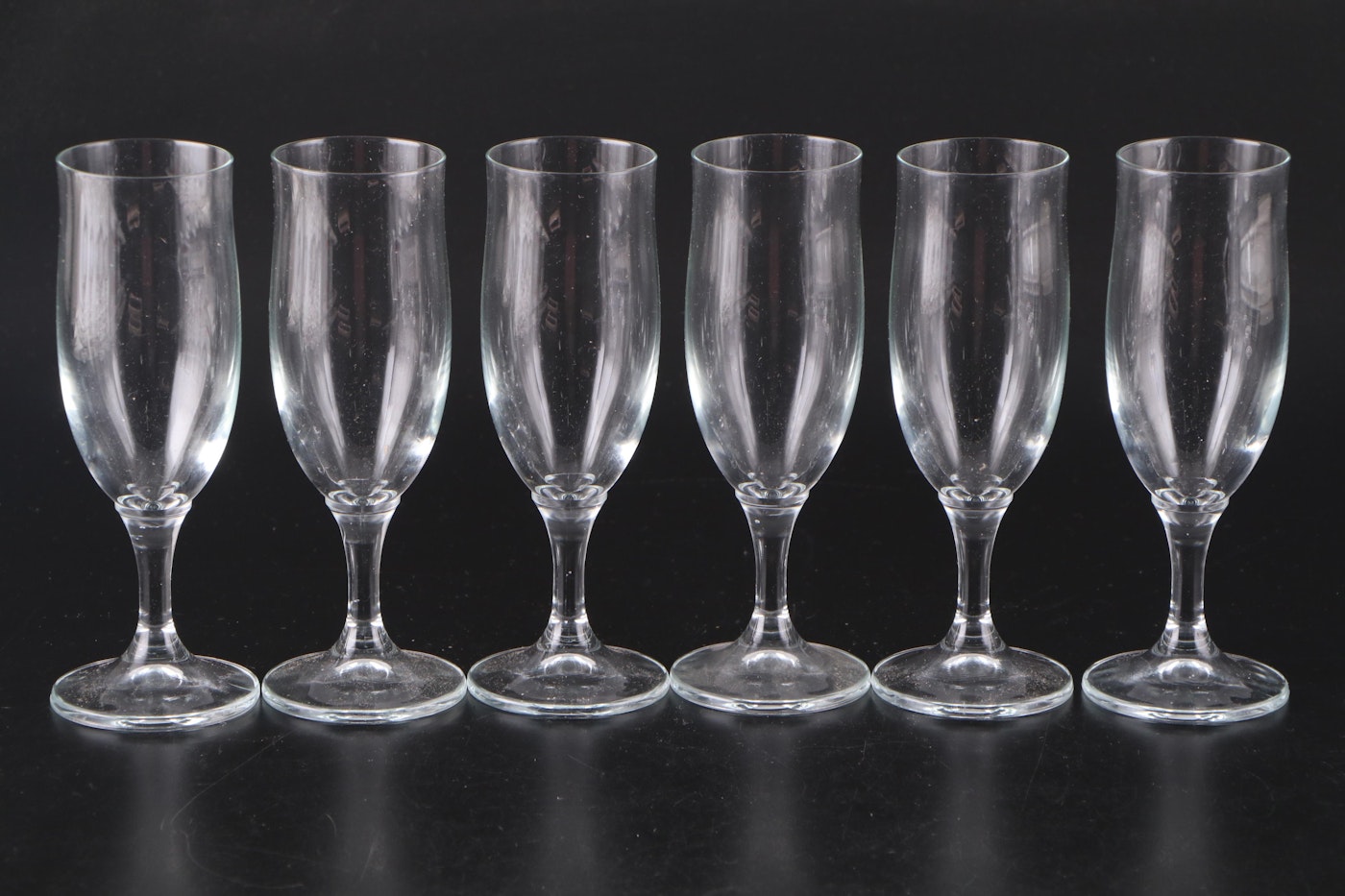 Baccarat Crystal Cordial Glasses With Other Water Goblets And Stemware