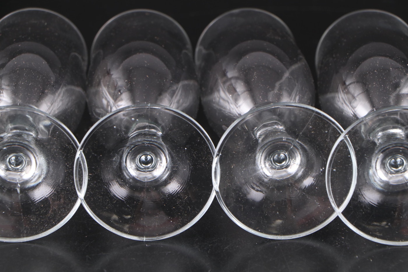 Baccarat Crystal Cordial Glasses With Other Water Goblets And Stemware