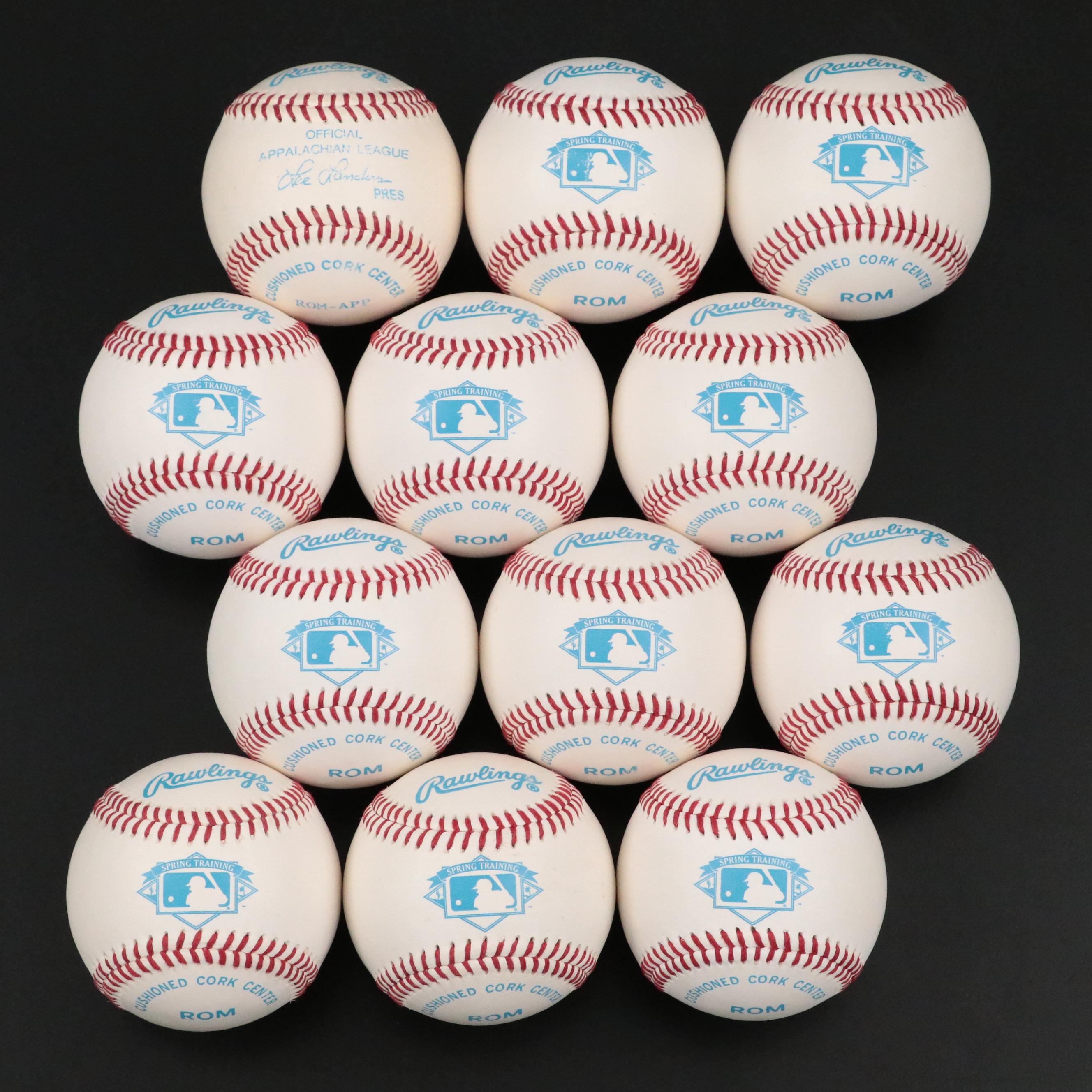 Rawlings Official Spring Training Baseballs with More, Late 20th ...