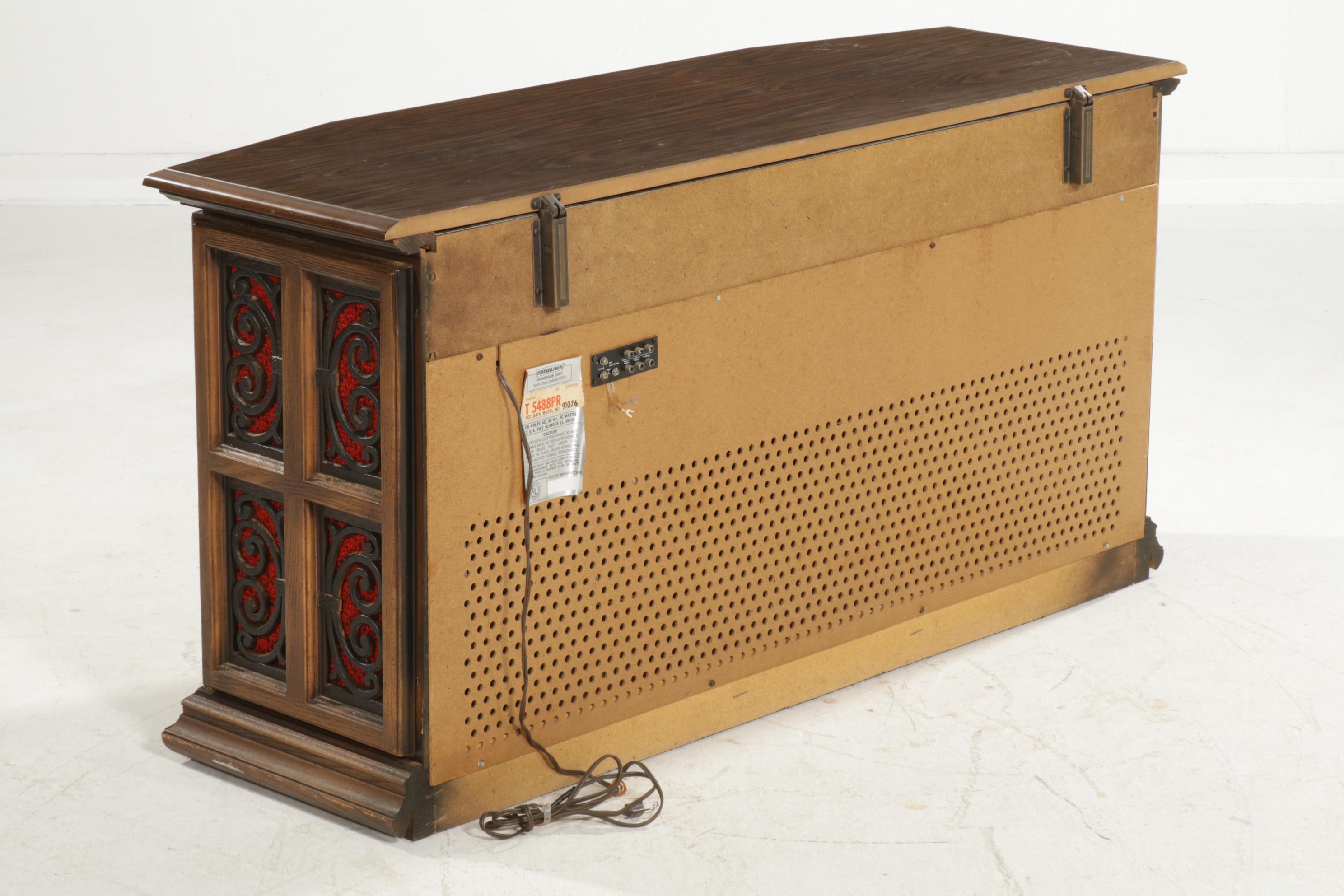 Soundesign "Classic Collection" Spanish Baroque Style Stereo Console ...