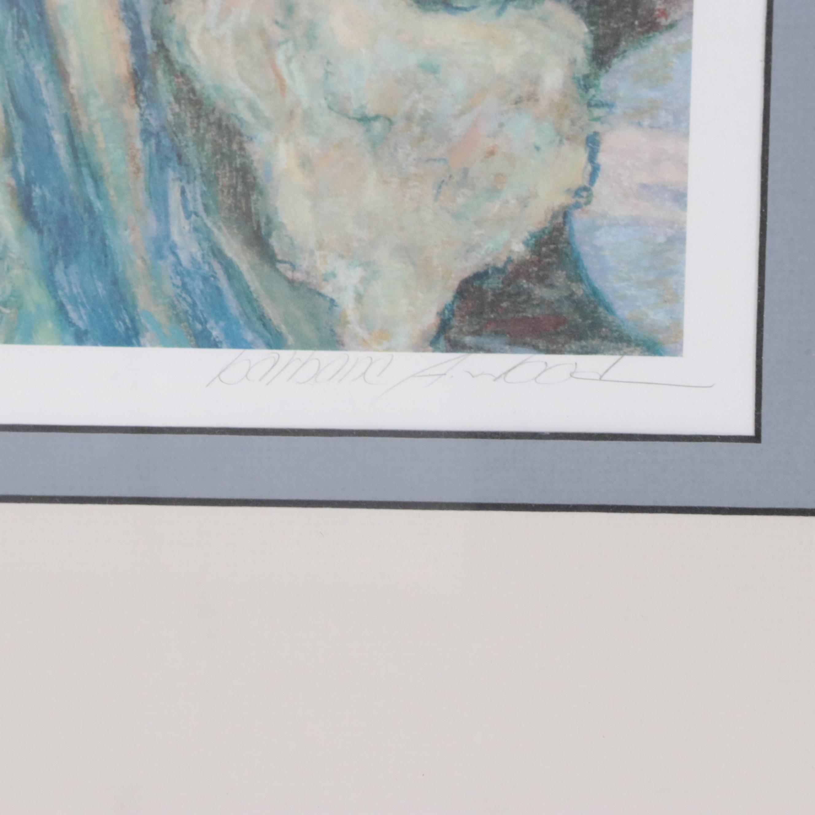 Barbara A. Wood Offset Lithograph "Lonely Voyage" | EBTH