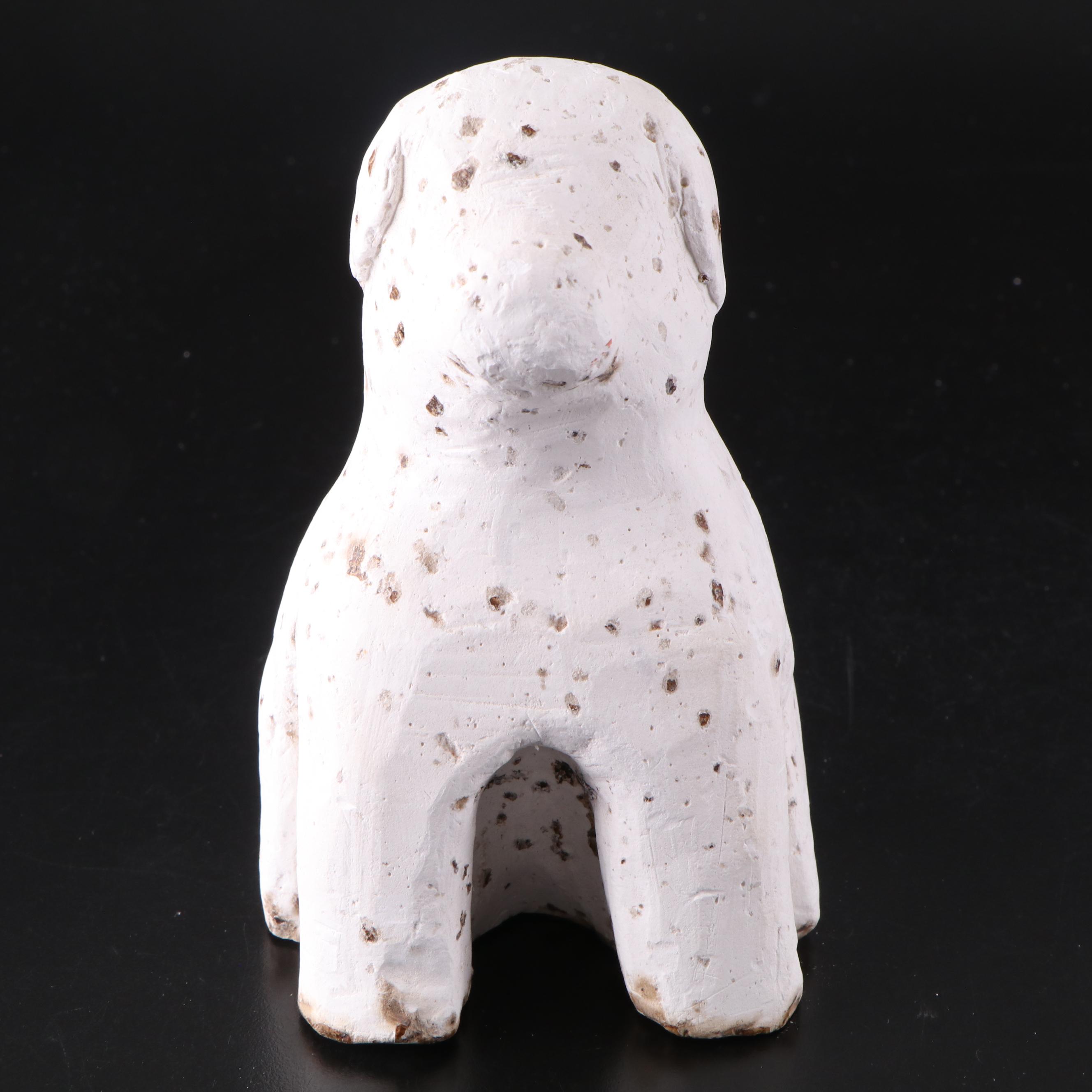 Porcelain Poodle Figurines with Ceramic Sitting Dog Figurine | EBTH