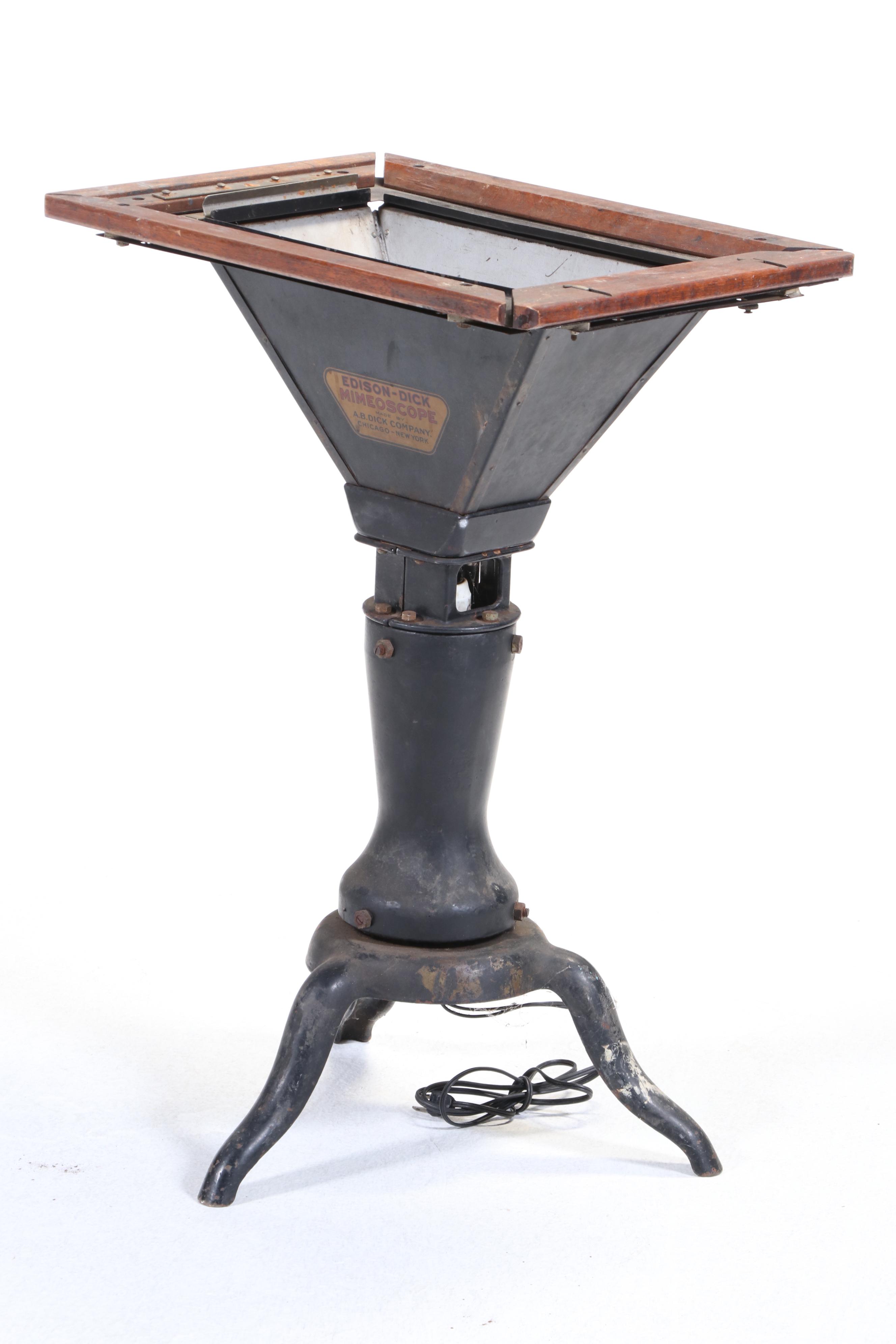 Edison-Dick Mimeoscope, Early to Mid-20th Century | EBTH