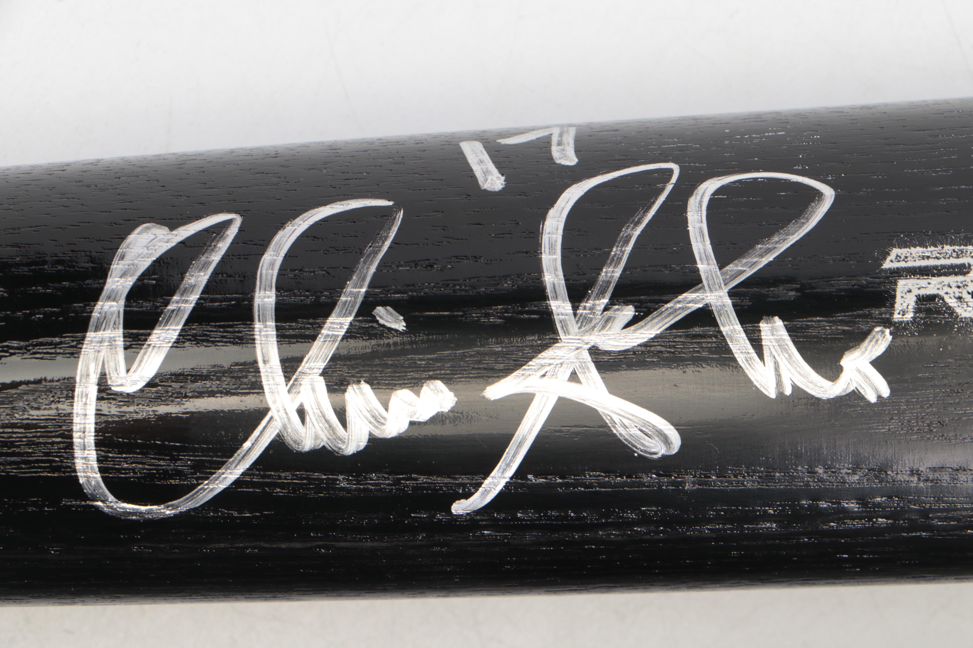 Chris Sabo and Dave Parker Signed Rawlings Baseball Bats | Everything ...