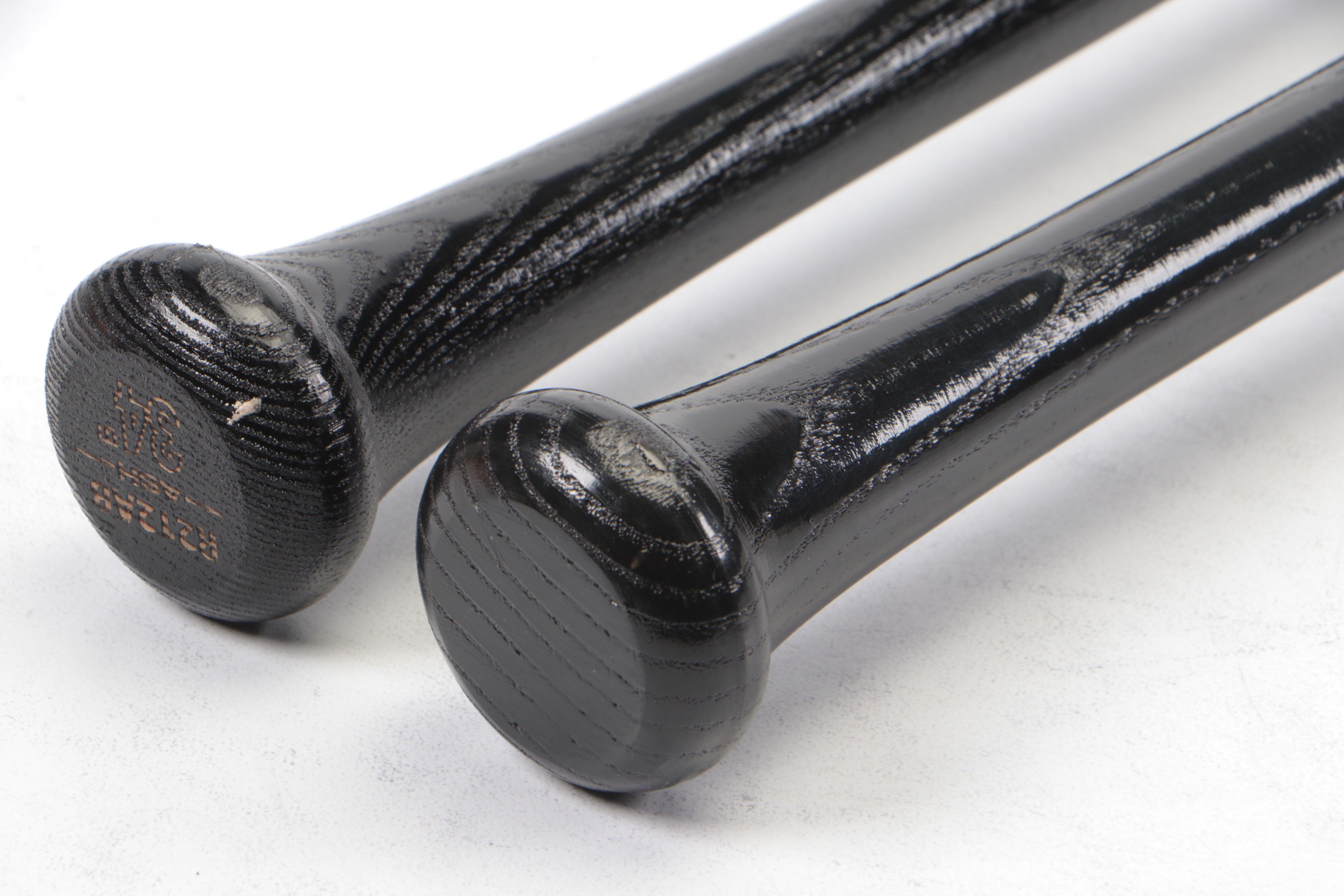 Chris Sabo and Dave Parker Signed Rawlings Baseball Bats | Everything ...