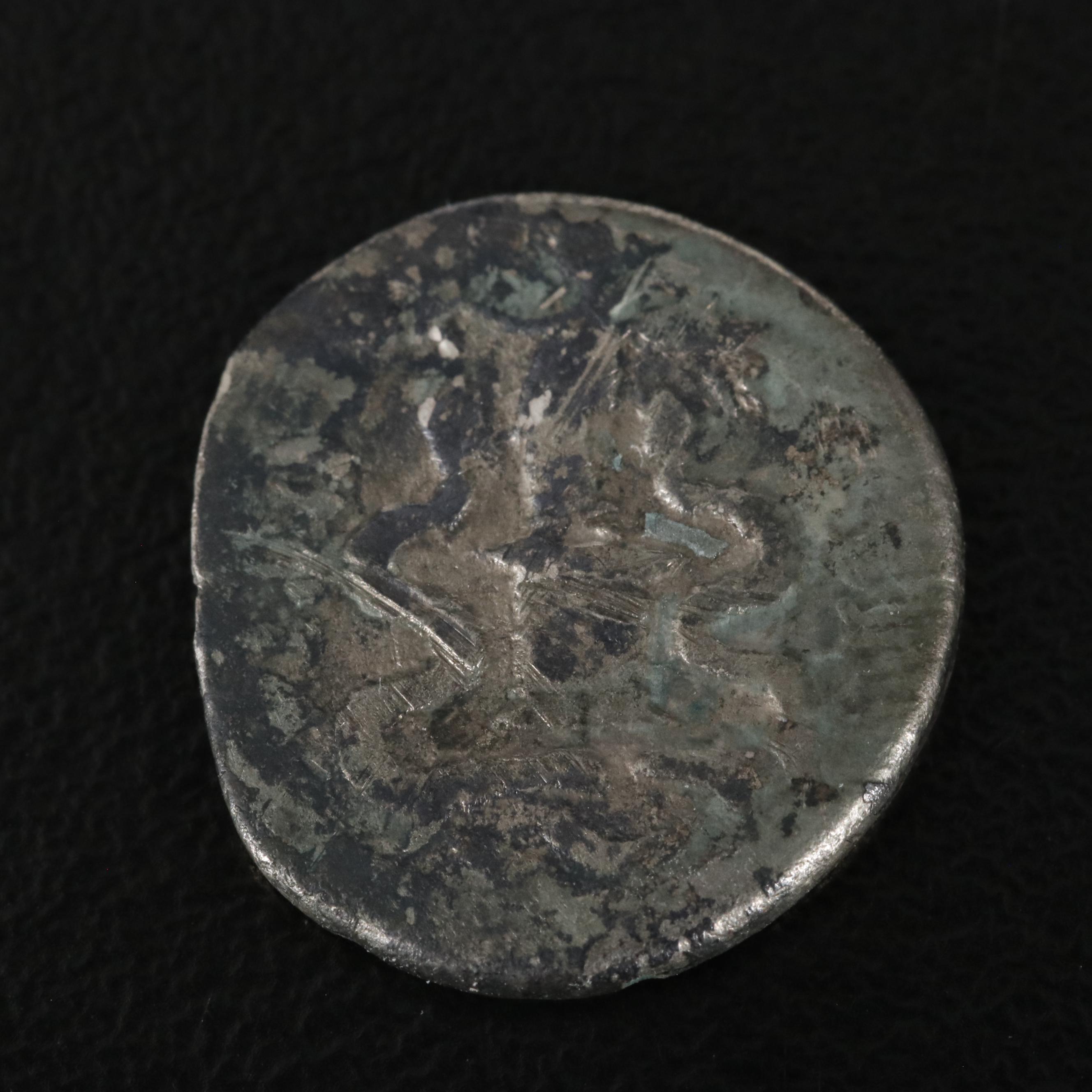 Ancient Roman Imperial AR Quinarius Coin of Augustus Caesar, ca. 27 B.C ...