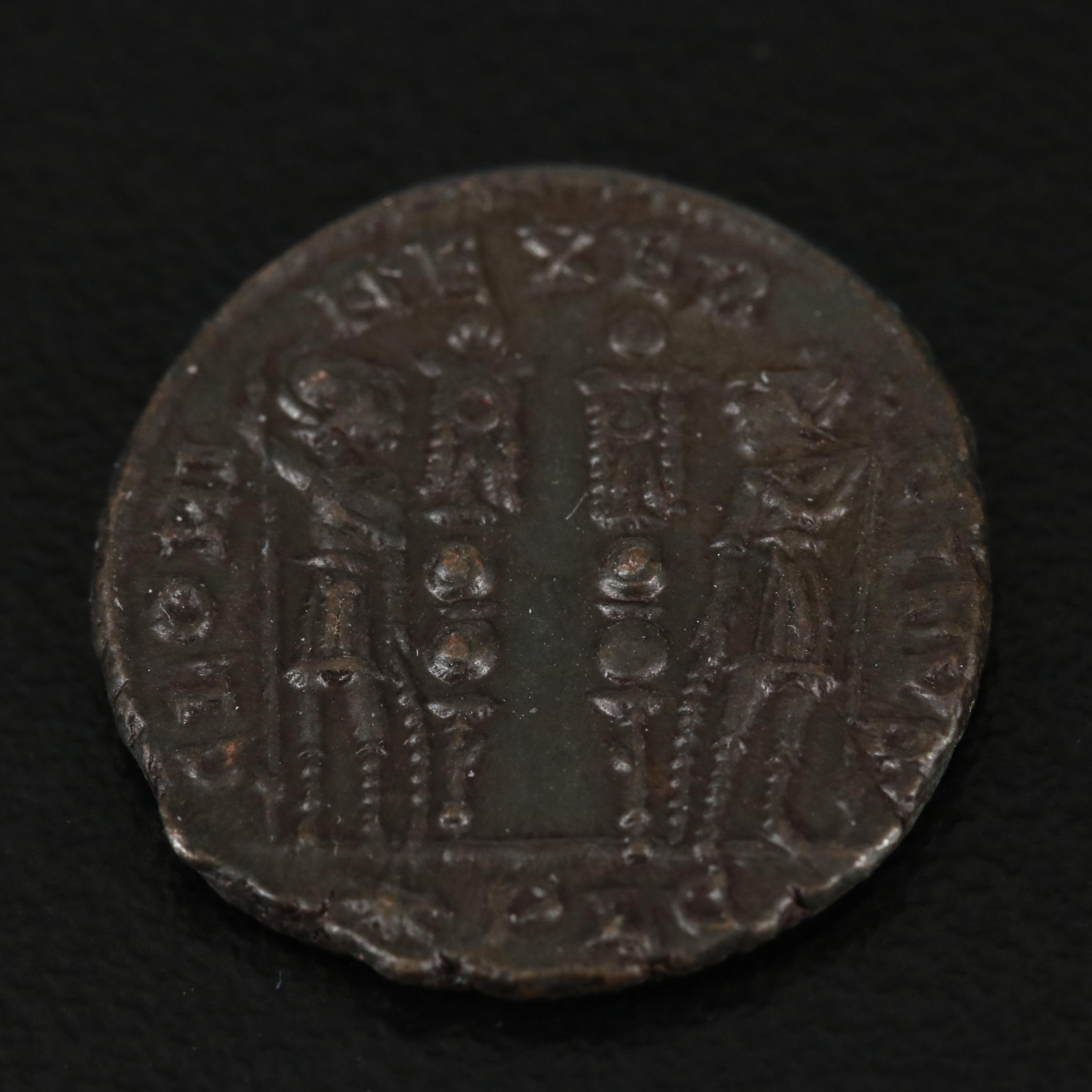 Ancient Roman Imperial Follis Coin of Constantine II, ca. 324 A.D. | EBTH