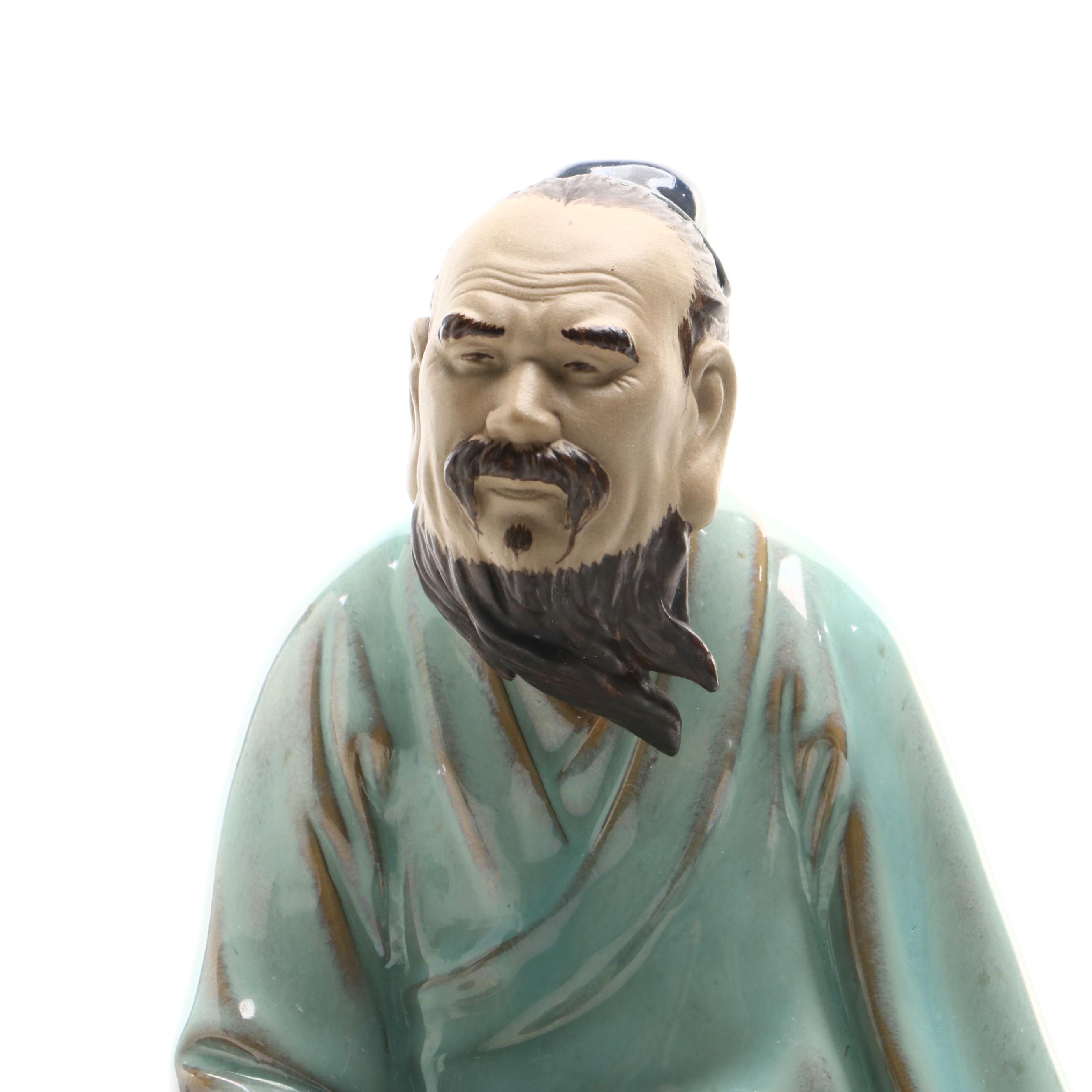 Chinese Shiwan Ware Pottery Figures | EBTH