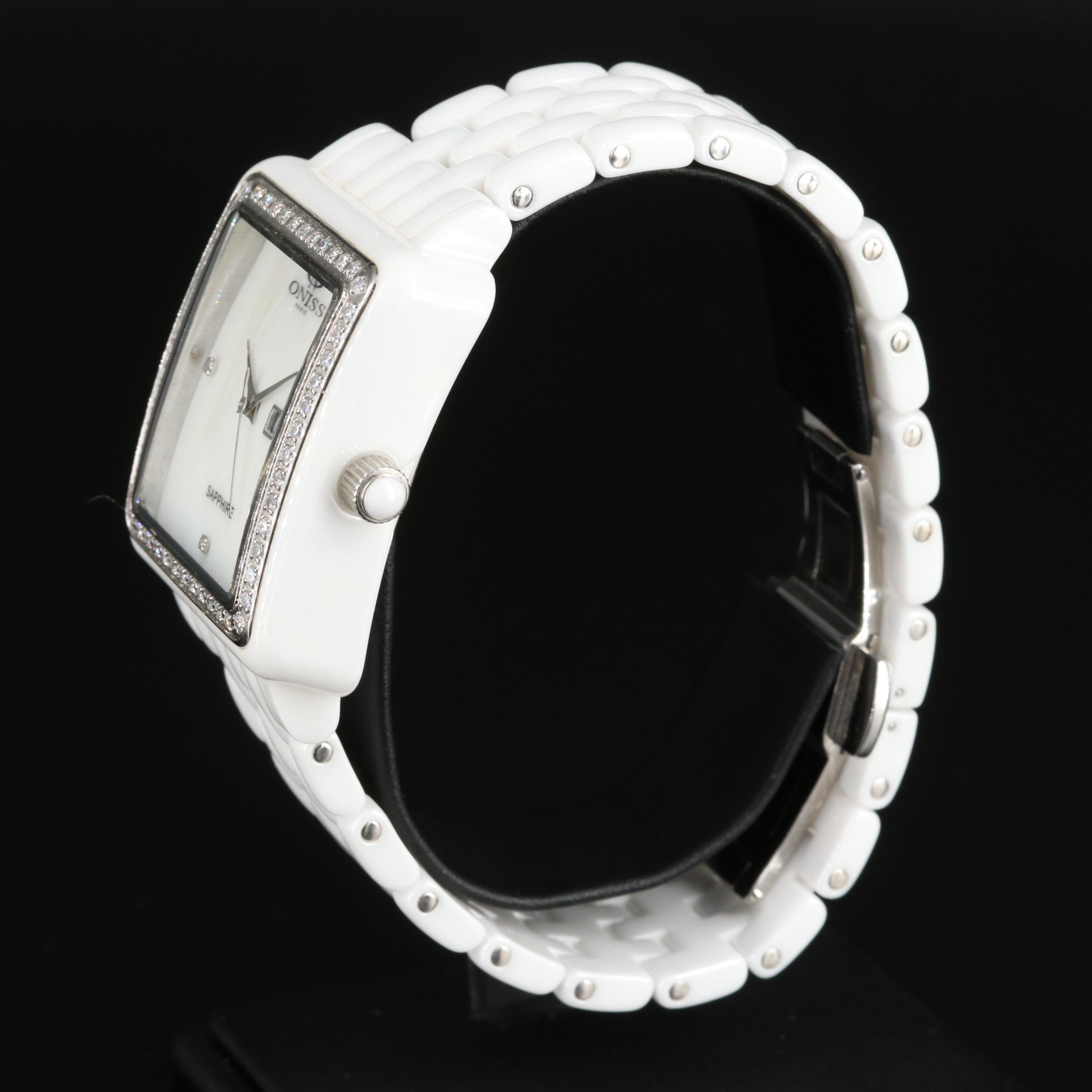 Oniss Paris Sapphire Day-Date Wristwatch | EBTH