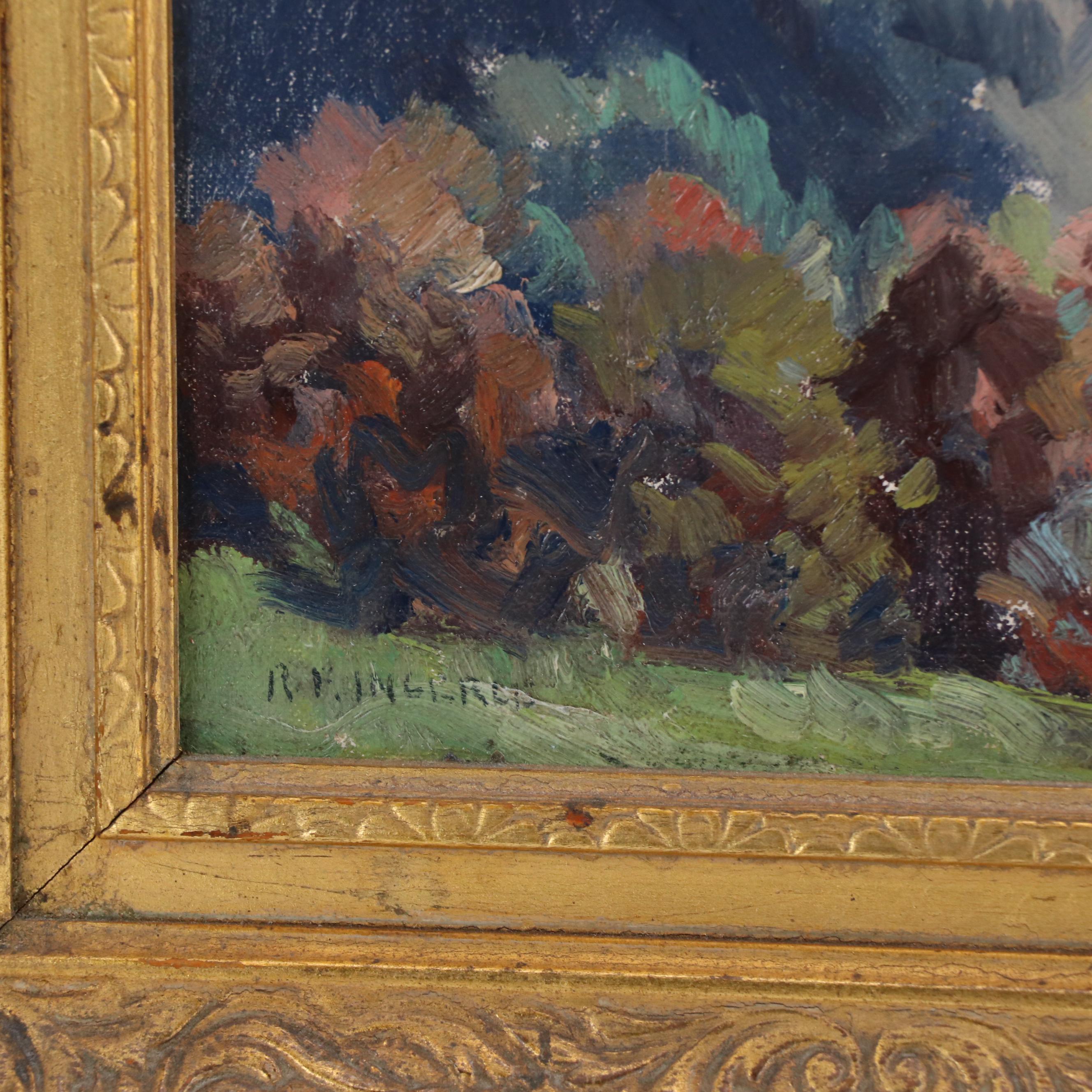 Rudolph Ingerle Landscape Oil Painting "Near Bryson City, N.C ...