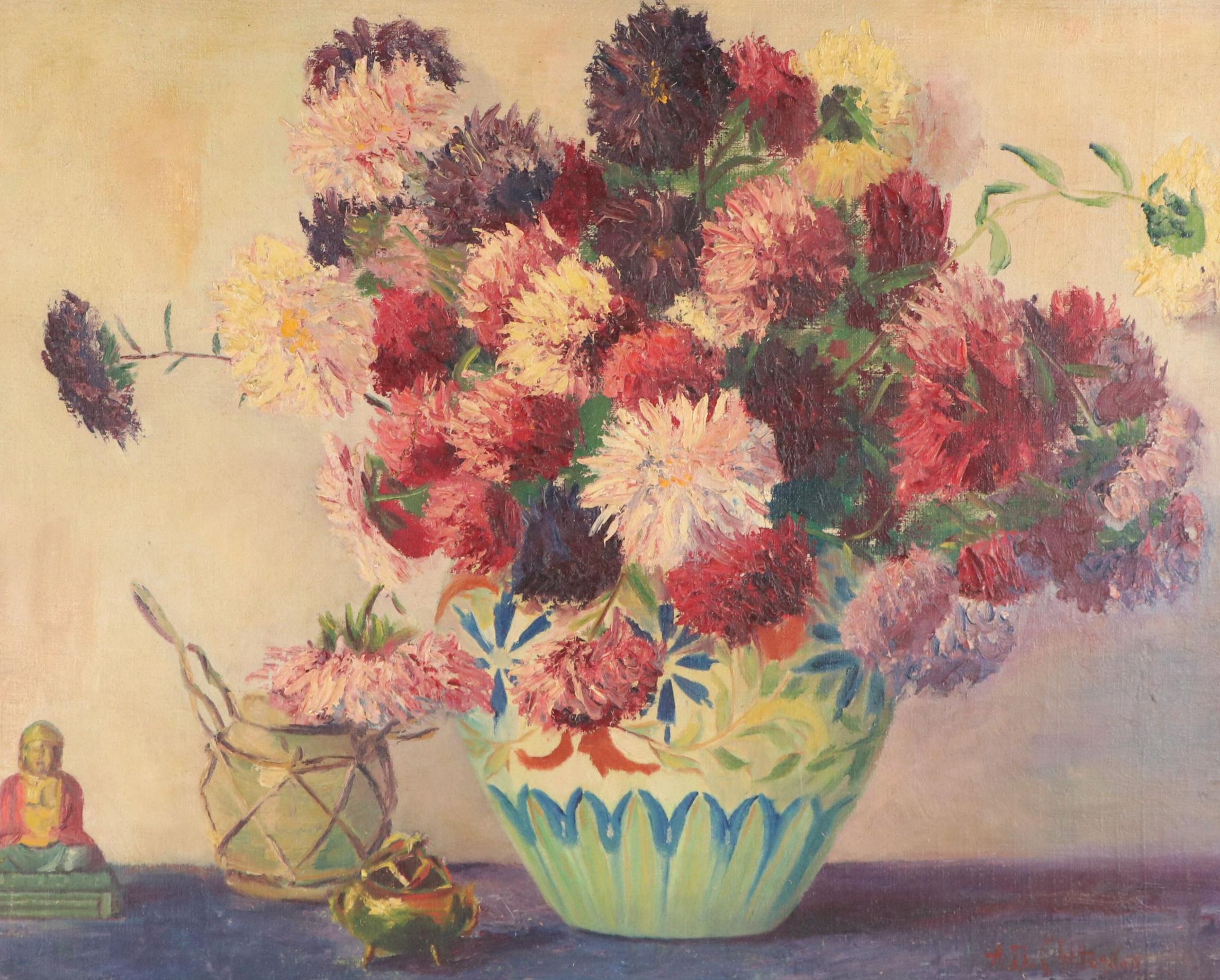 Alice Brown Chittenden Floral Still Life Oil Painting | Everything But ...