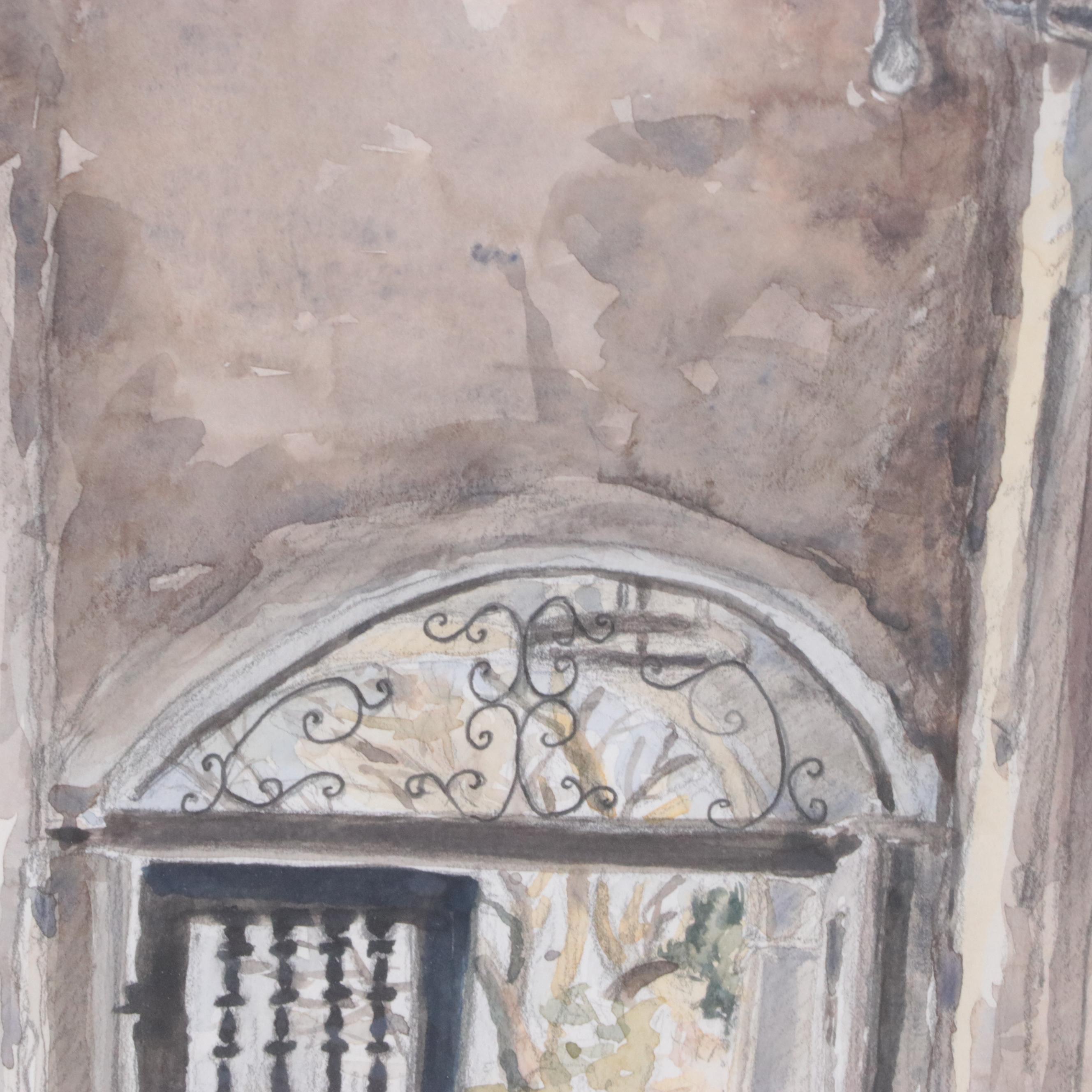 Watercolor Painting of Interior Scene, 2007 | EBTH
