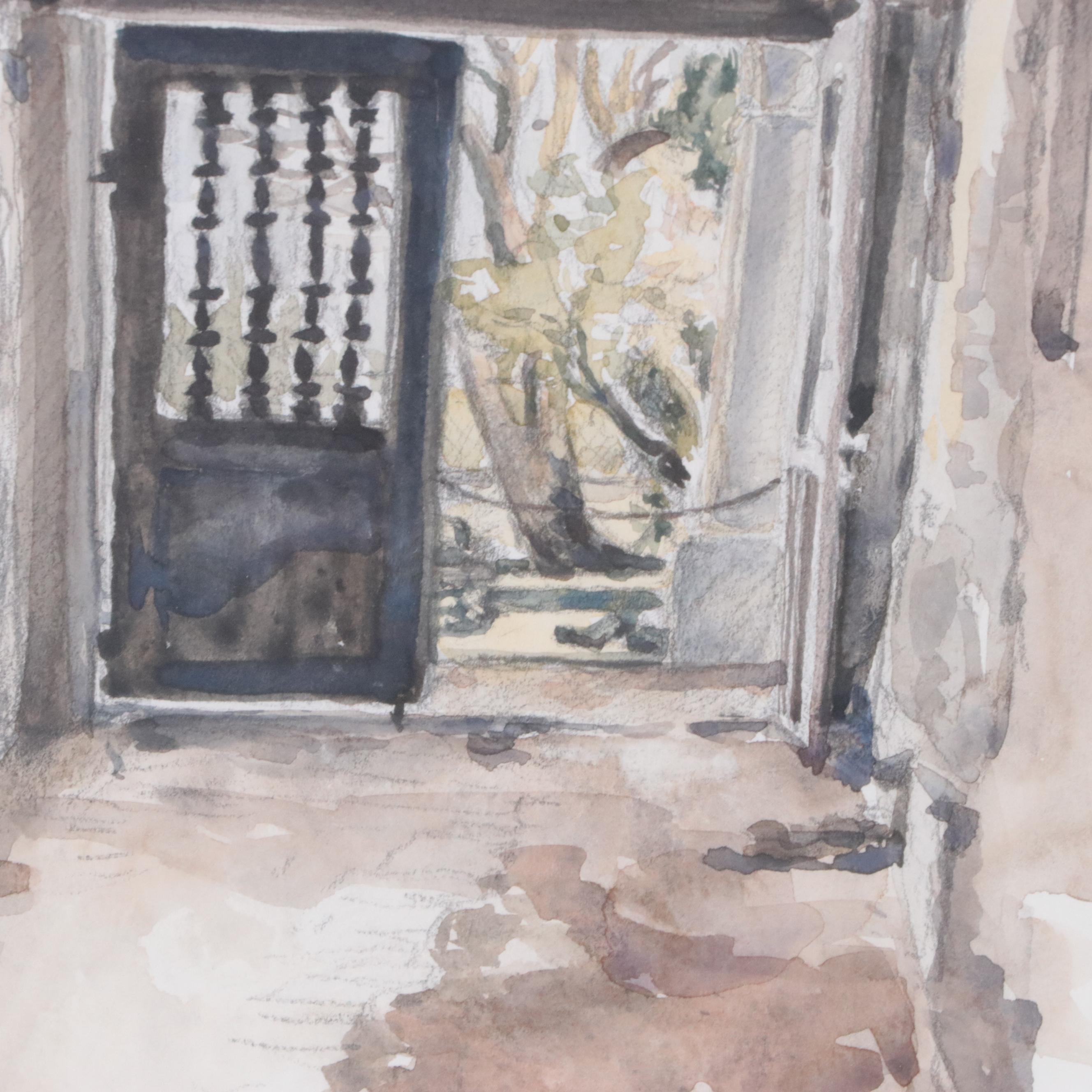 Watercolor Painting of Interior Scene, 2007 | EBTH