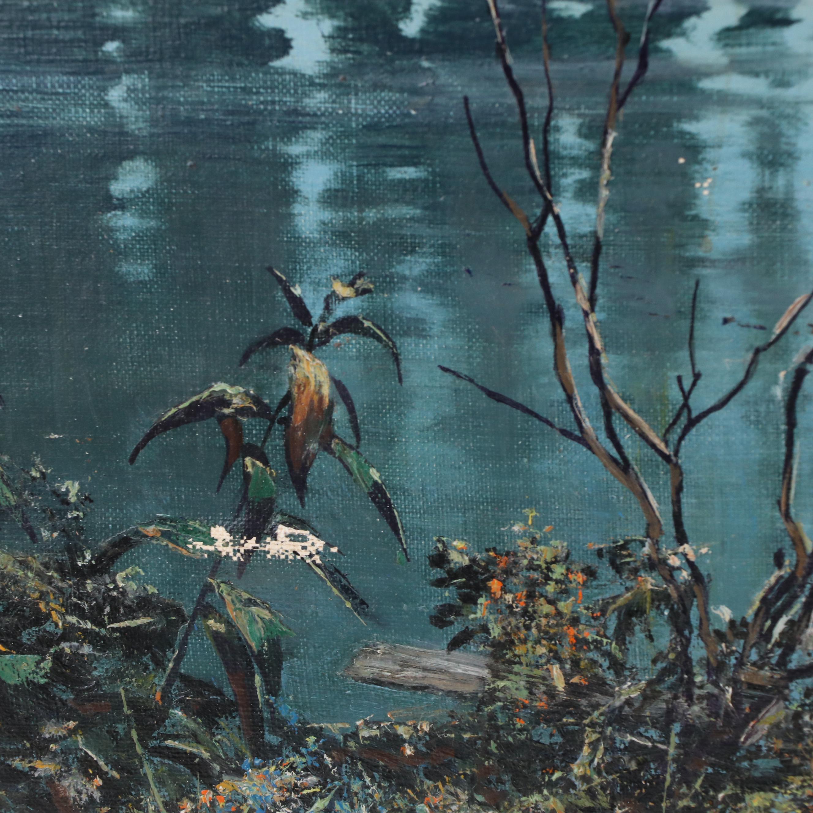 Carl Ivar Gilbert Oil Painting "Wild Country," Mid-20th Century | EBTH