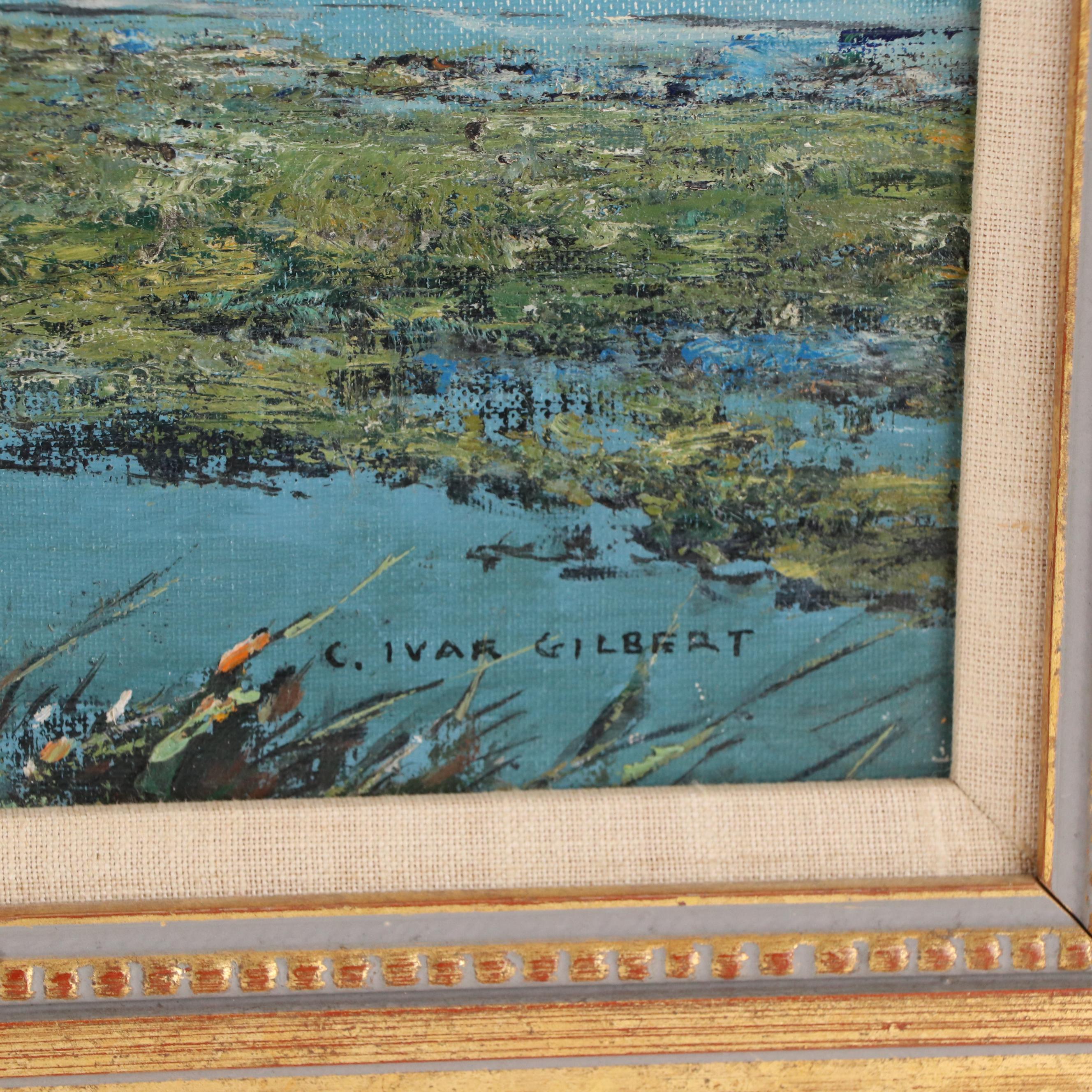 Carl Ivar Gilbert Oil Painting "Wild Country," Mid-20th Century | EBTH