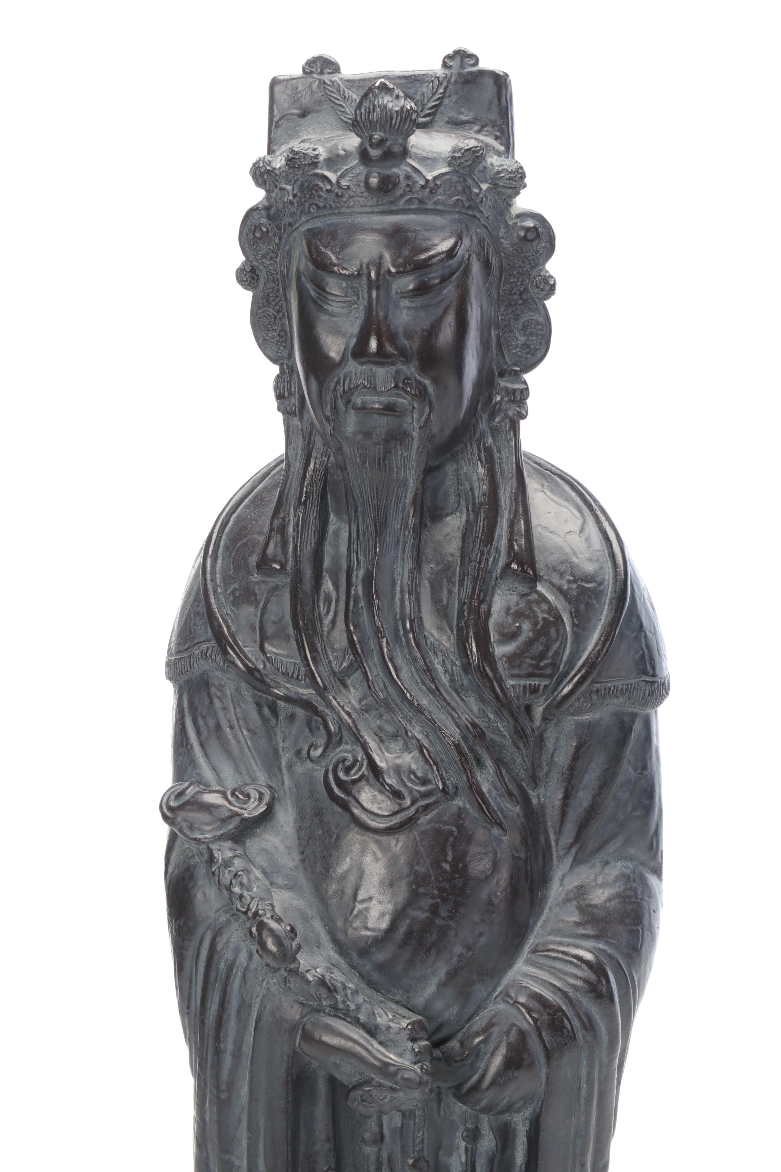 Alva Museum Replicas "God of Health and Prosperity" Plaster Statue ...