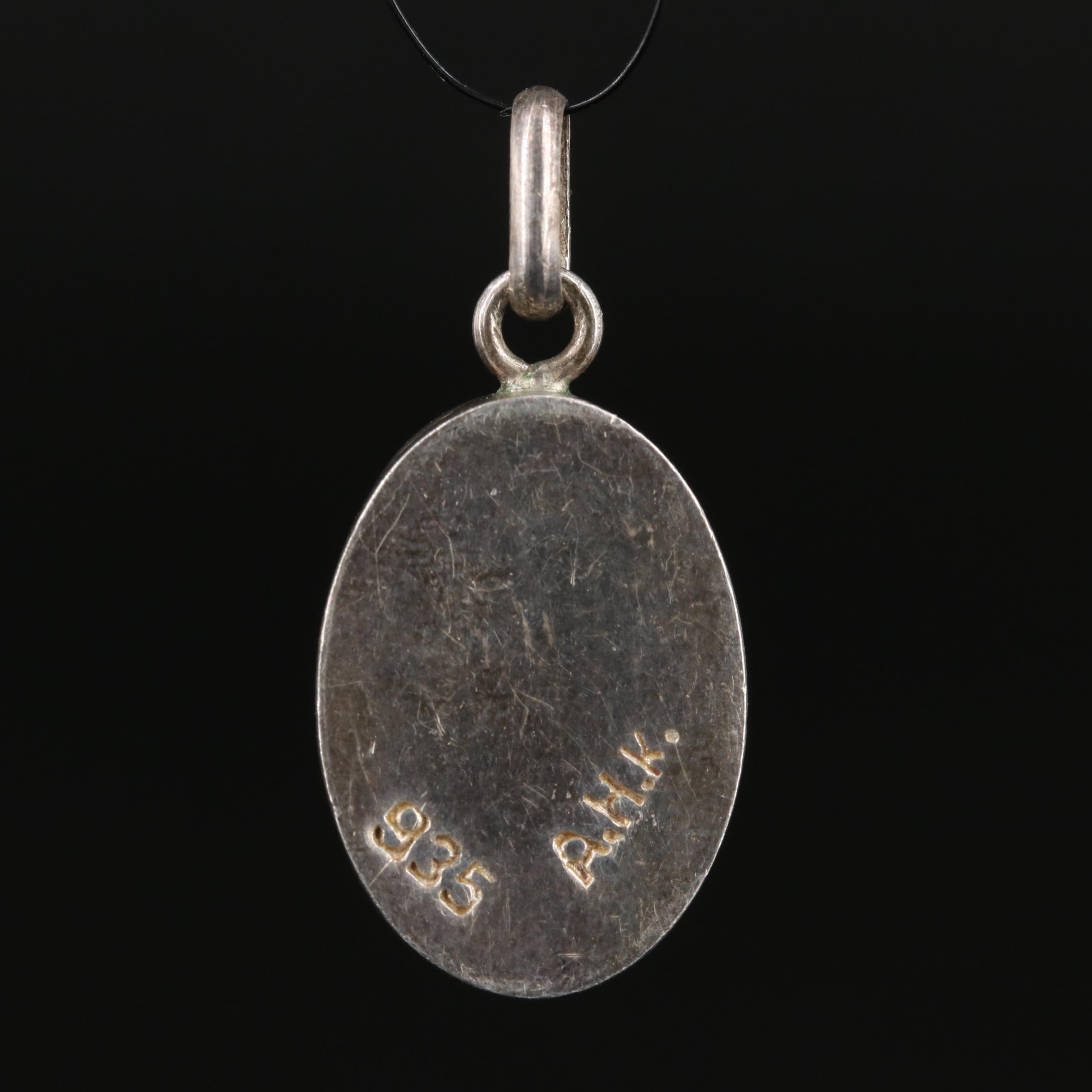 935 Silver Opal Pendant | EBTH