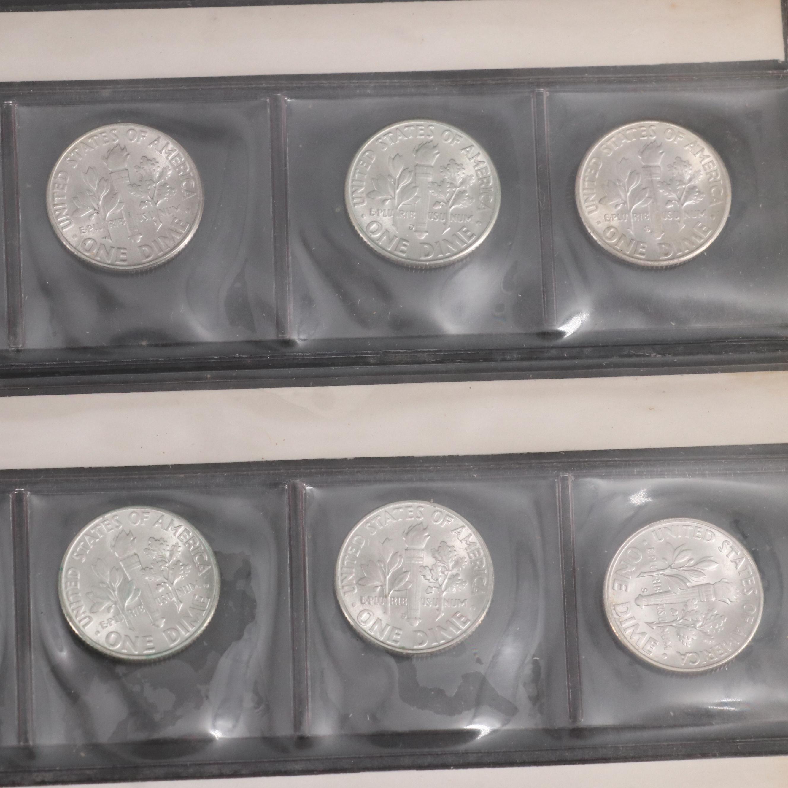 Complete Roosevelt Dime Collection 1946-1975 Plus Extra's | Everything ...
