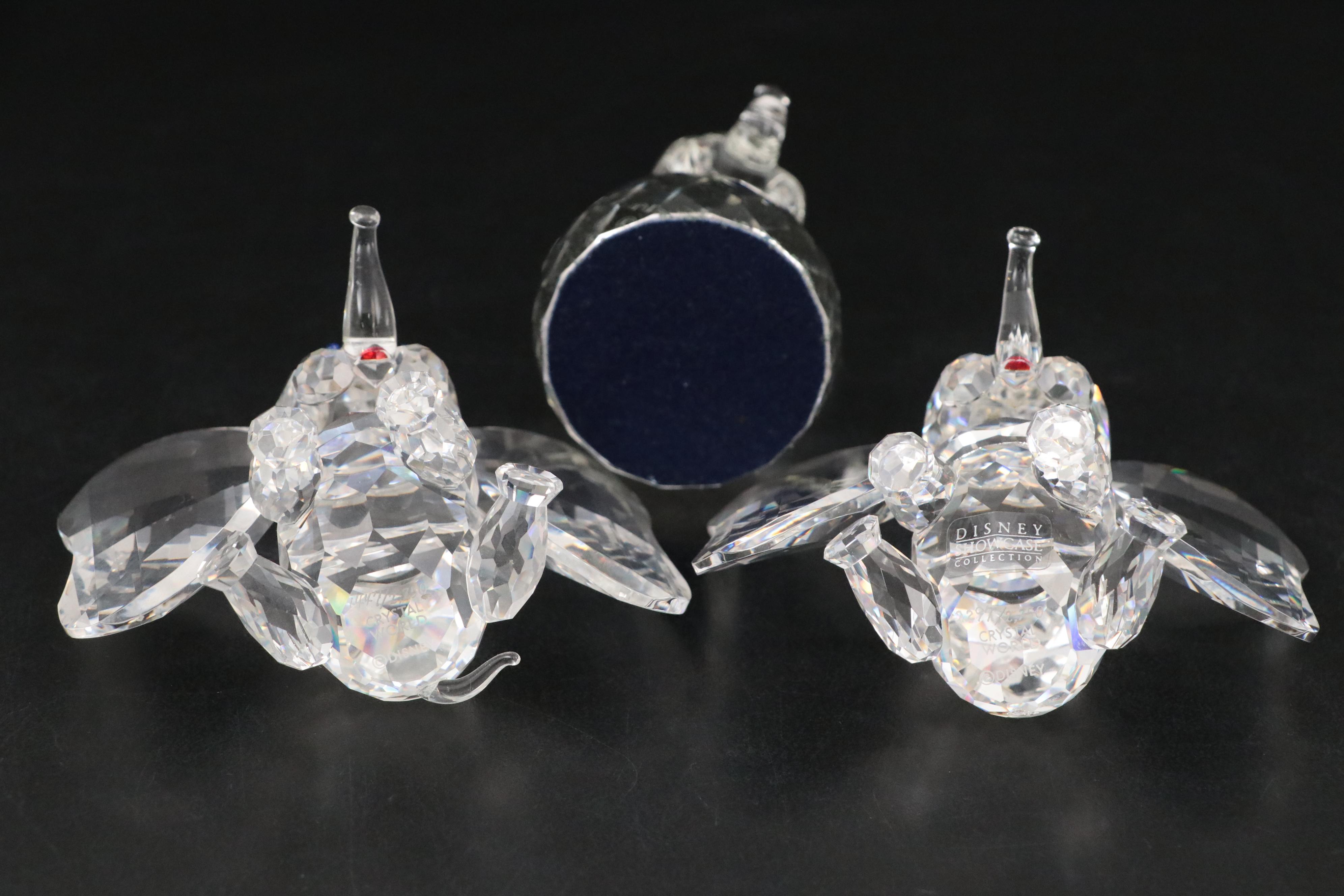 Disney Crystal, Ceramic, and Plastic "Dumbo" Figures | EBTH