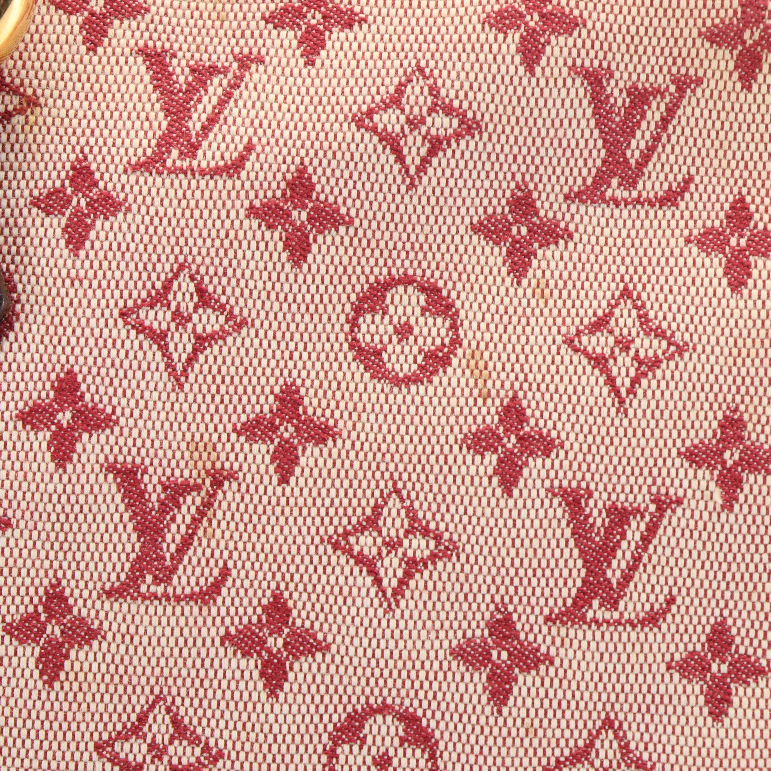 Louis Vuitton Mini Lin Alma Horizontal Satchel in Monogram Pink Canvas ...