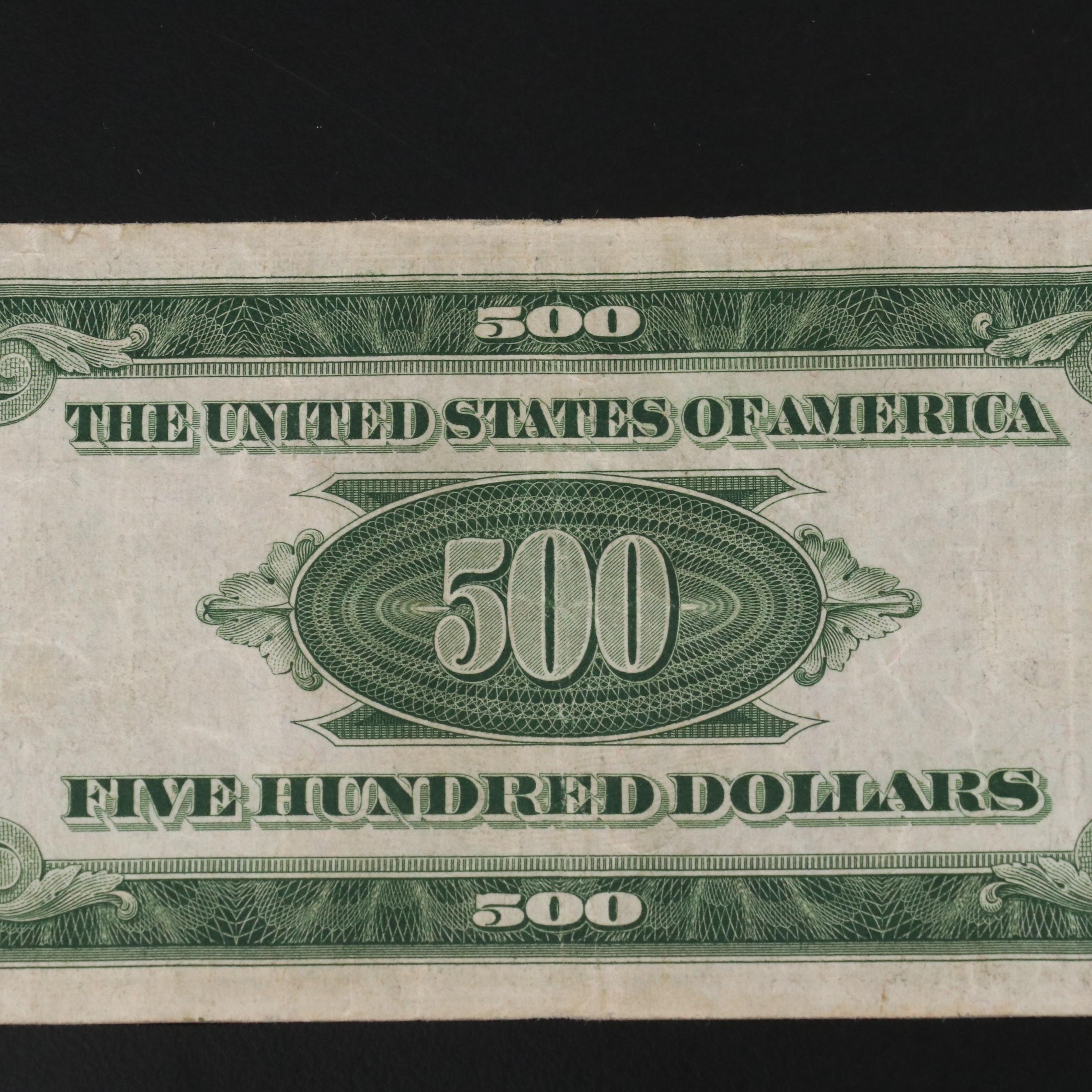 1934 A $500 Federal Reserve Note | EBTH