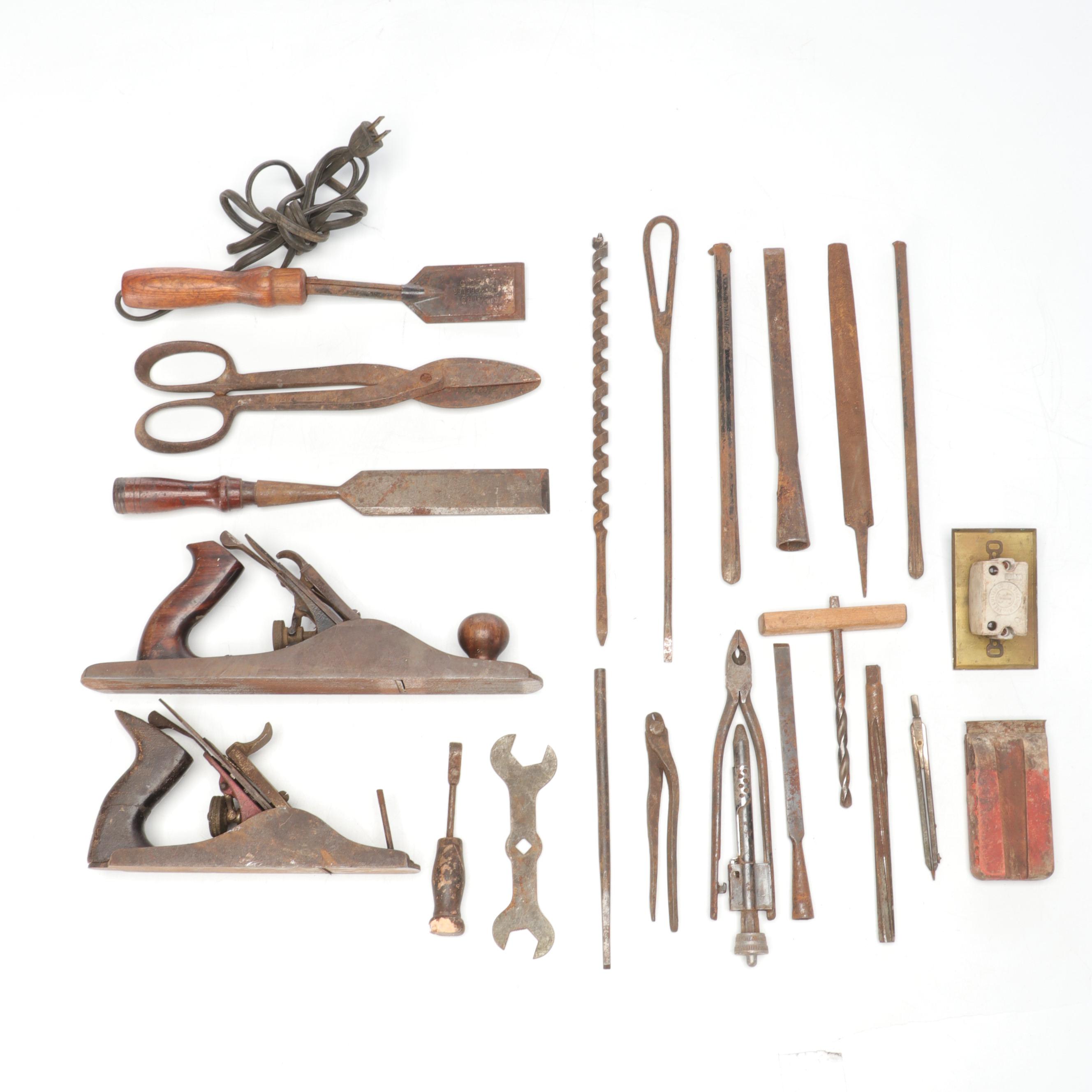 Primitive Style Wood Planers, Chisels, and Other Hand Tools ...
