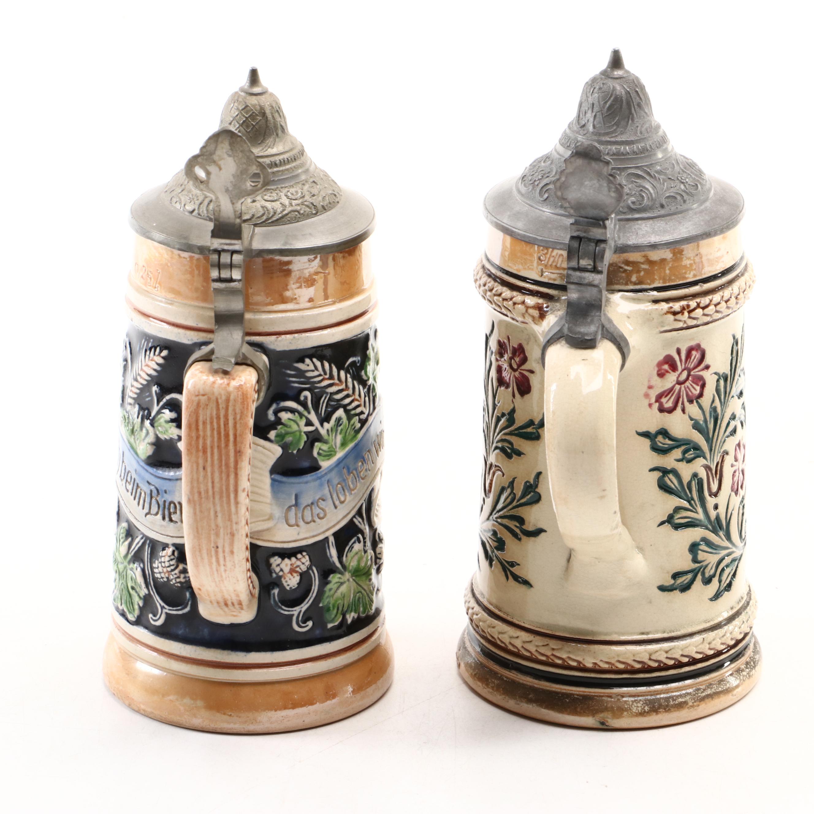 German Ceramic Beer Steins | EBTH