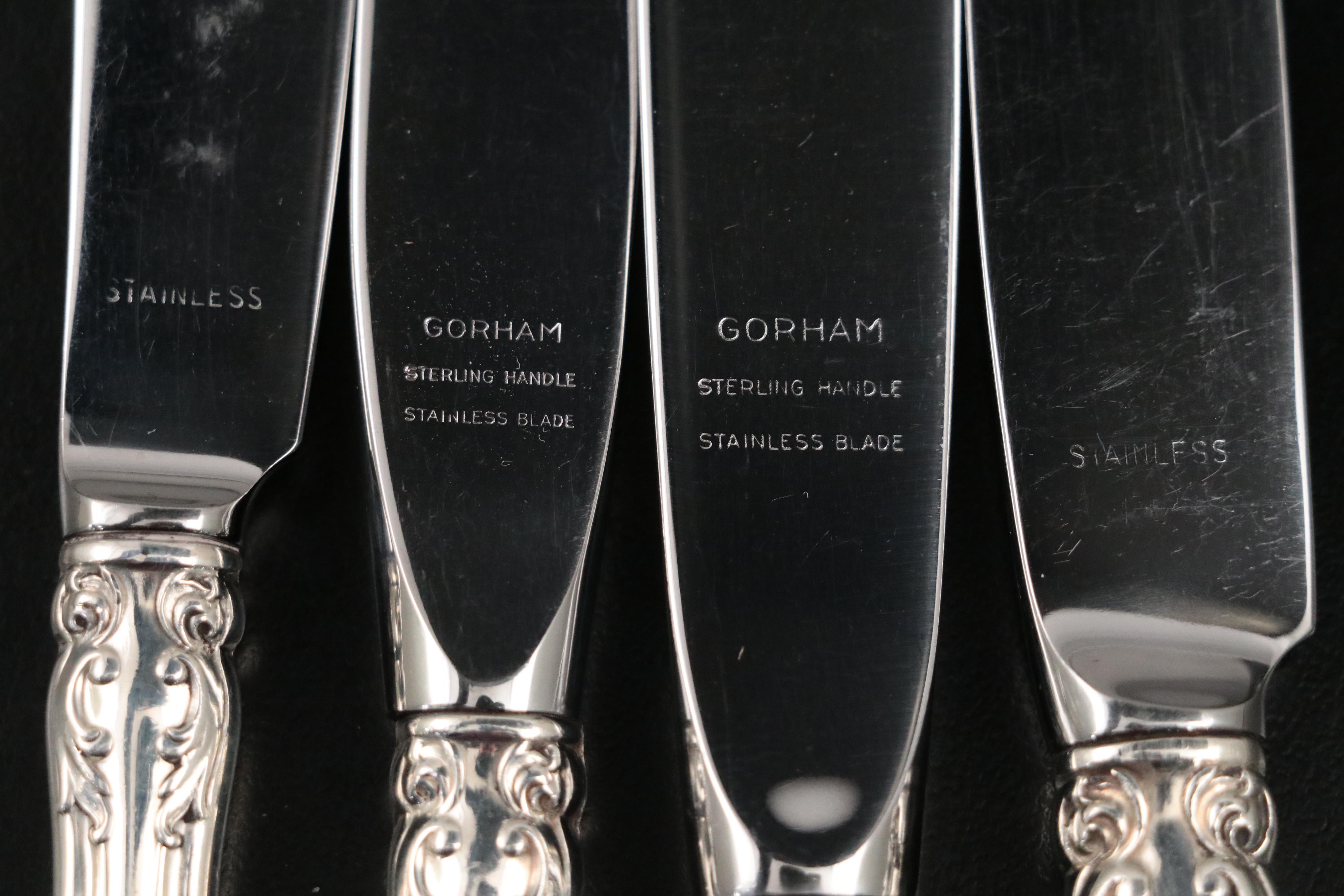 Gorham "Melrose" Sterling Silver Flatware Set for Twelve | Everything ...