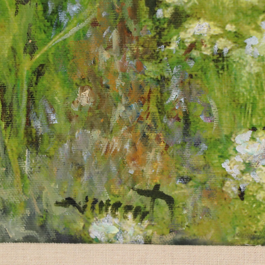Embellished Giclée After Arthur Hacker A Morning Walk Ebth