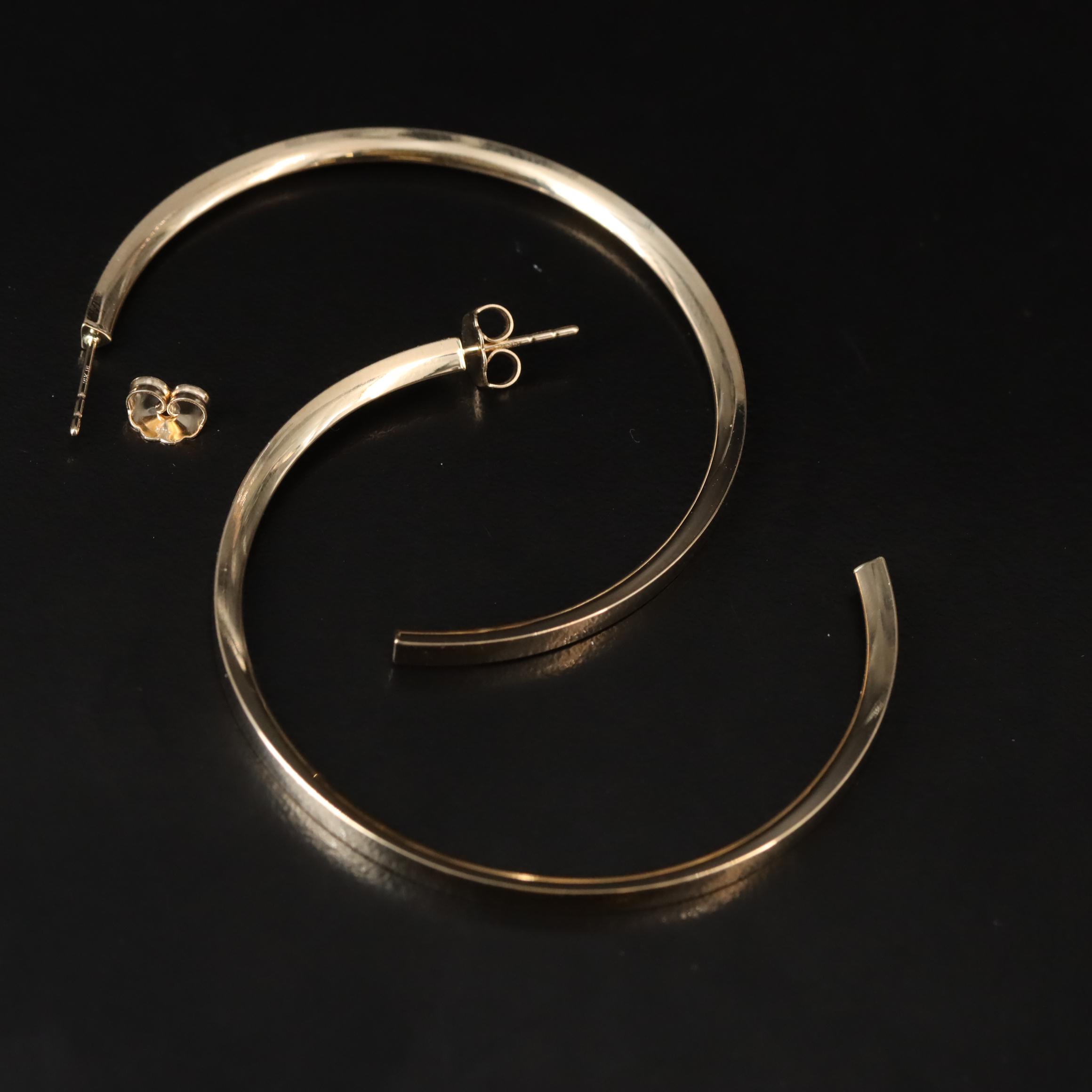 14K Hoop Earrings | Everything But The House