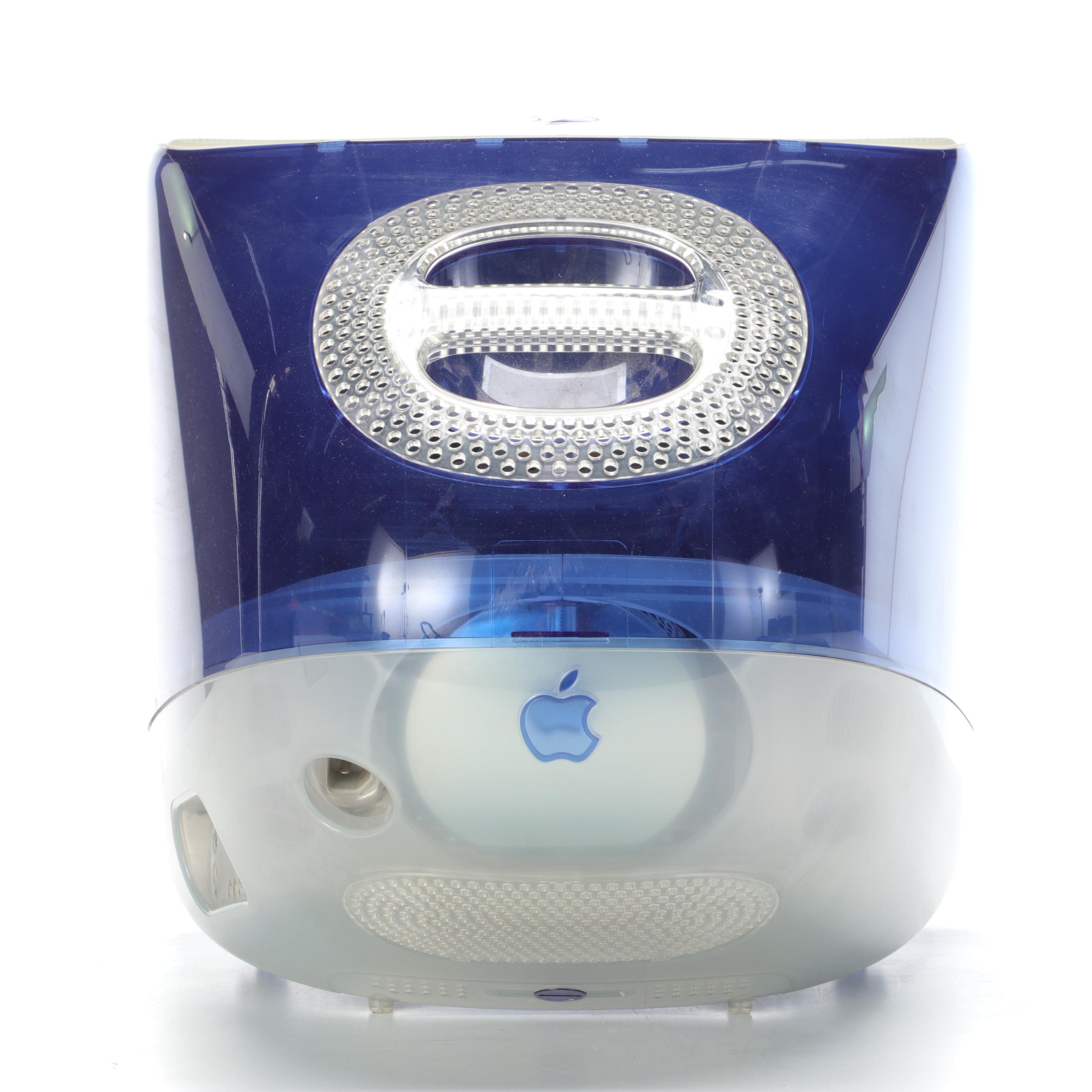 Apple iMac M5521 Indigo Desktop Computer with Mouse and Keyboard, 2001 ...