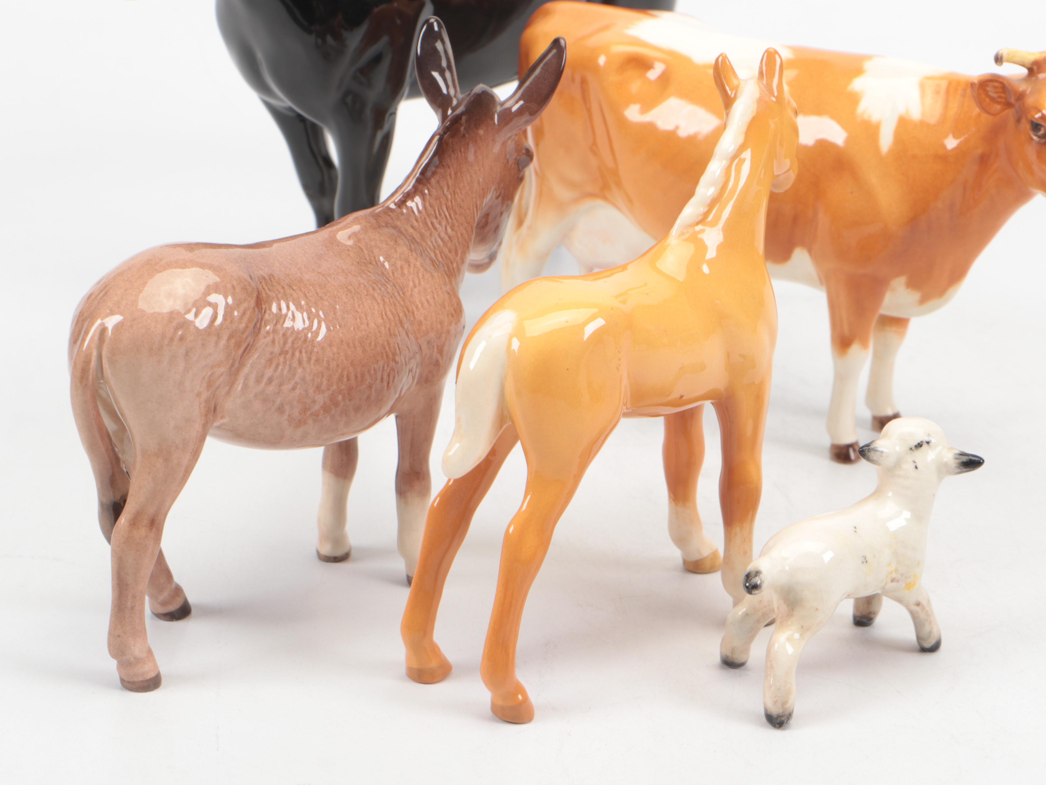 Beswick Pottery Porcelain Farm Animals | Everything But The House