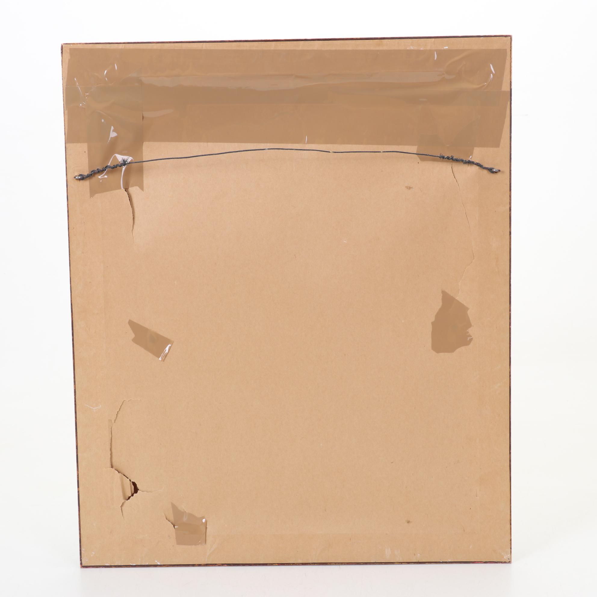 Rudolph Ohrning Landscape Watercolor Painting Of Barn Exterior, 1968 | EBTH