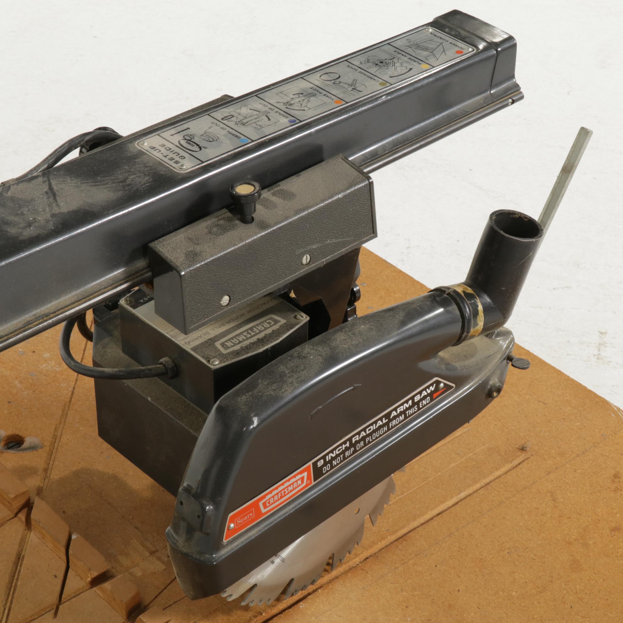 Sears Craftsman 9" Radial Arm Saw | Everything But The House