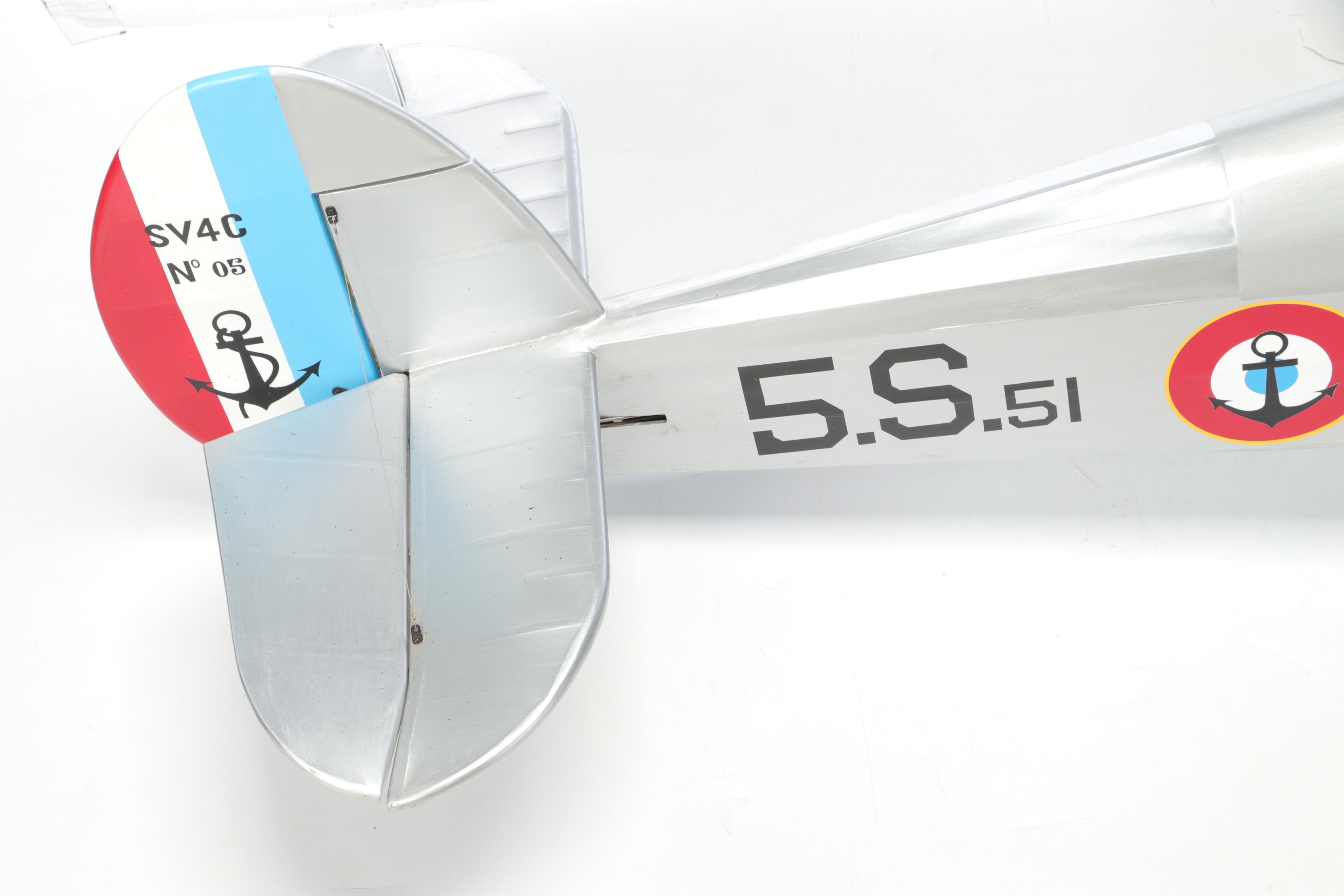 Scale Model SV4C Remote Control Biplane | EBTH